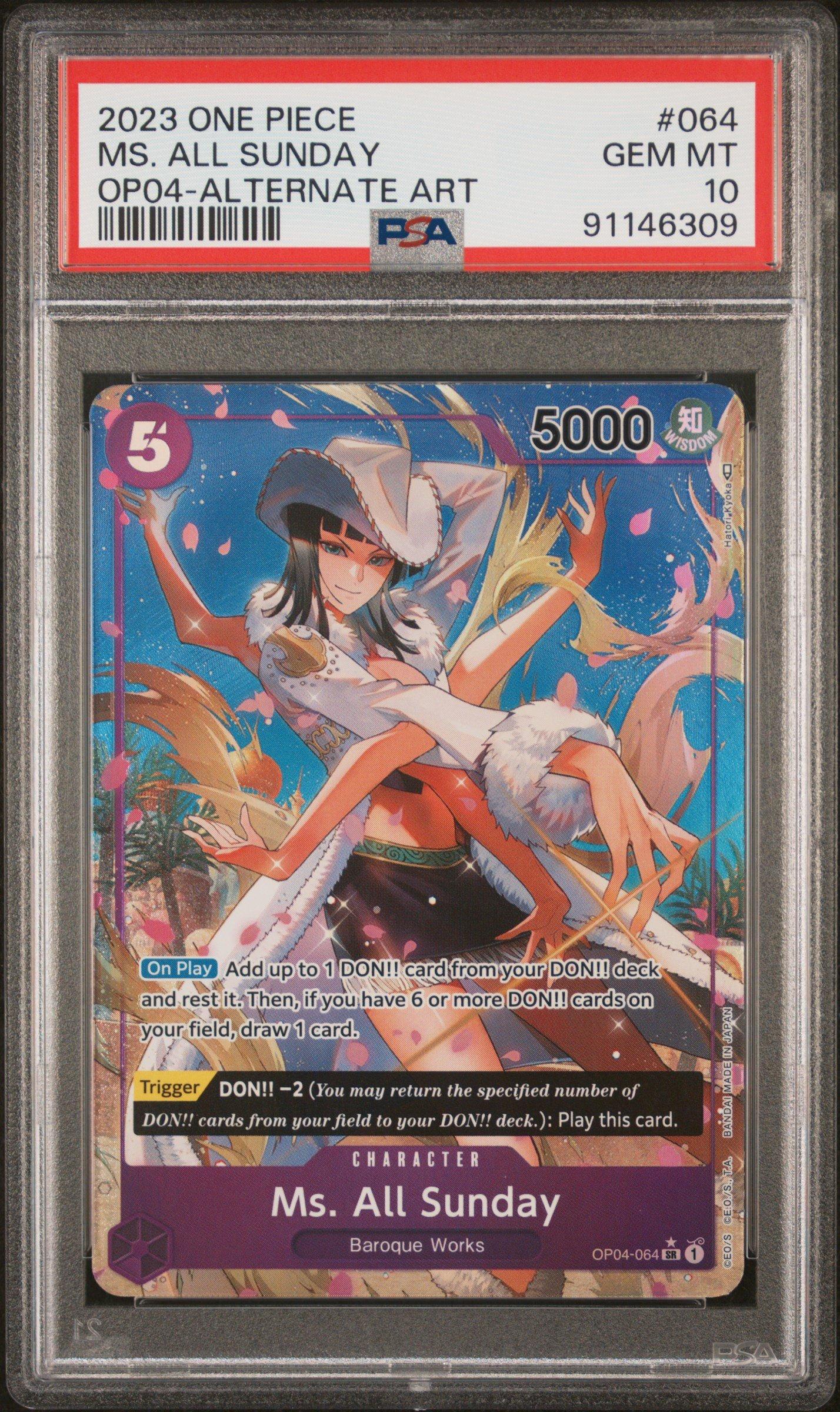 2023 One Piece Kingdoms Of Intrigue 064 Ms. All Sunday Alternate Art ...