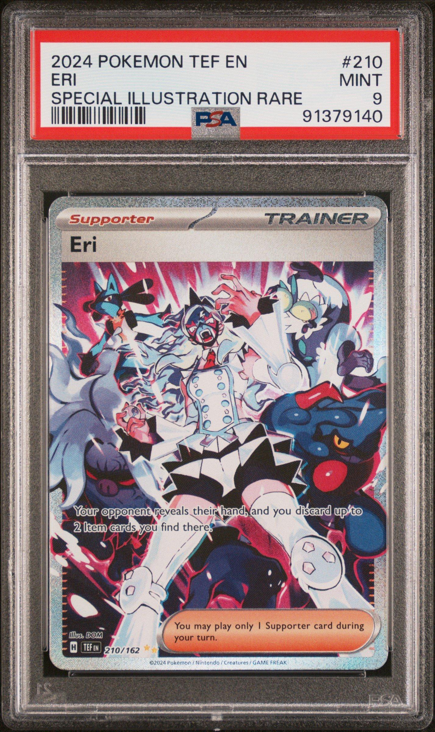 2024 Pokemon Tef En-temporal Forces 210 Eri PSA 9 | GameStop