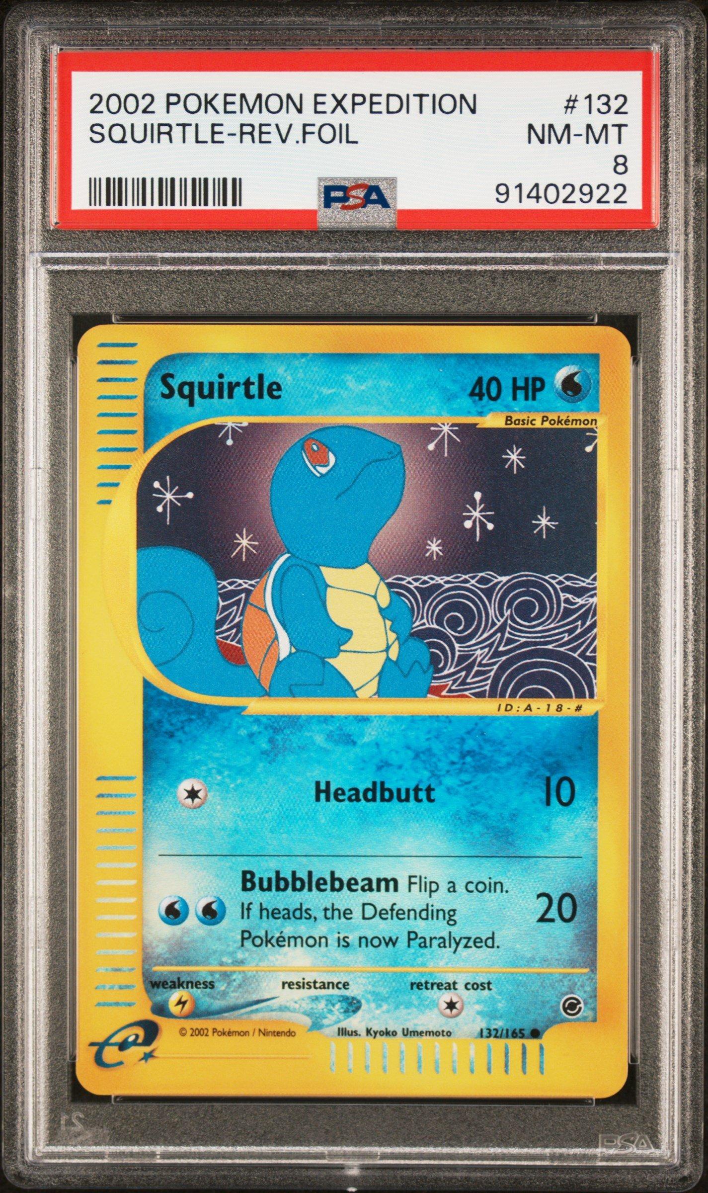 2002 Pokemon Expedition 132 Squirtle PSA 8 | GameStop