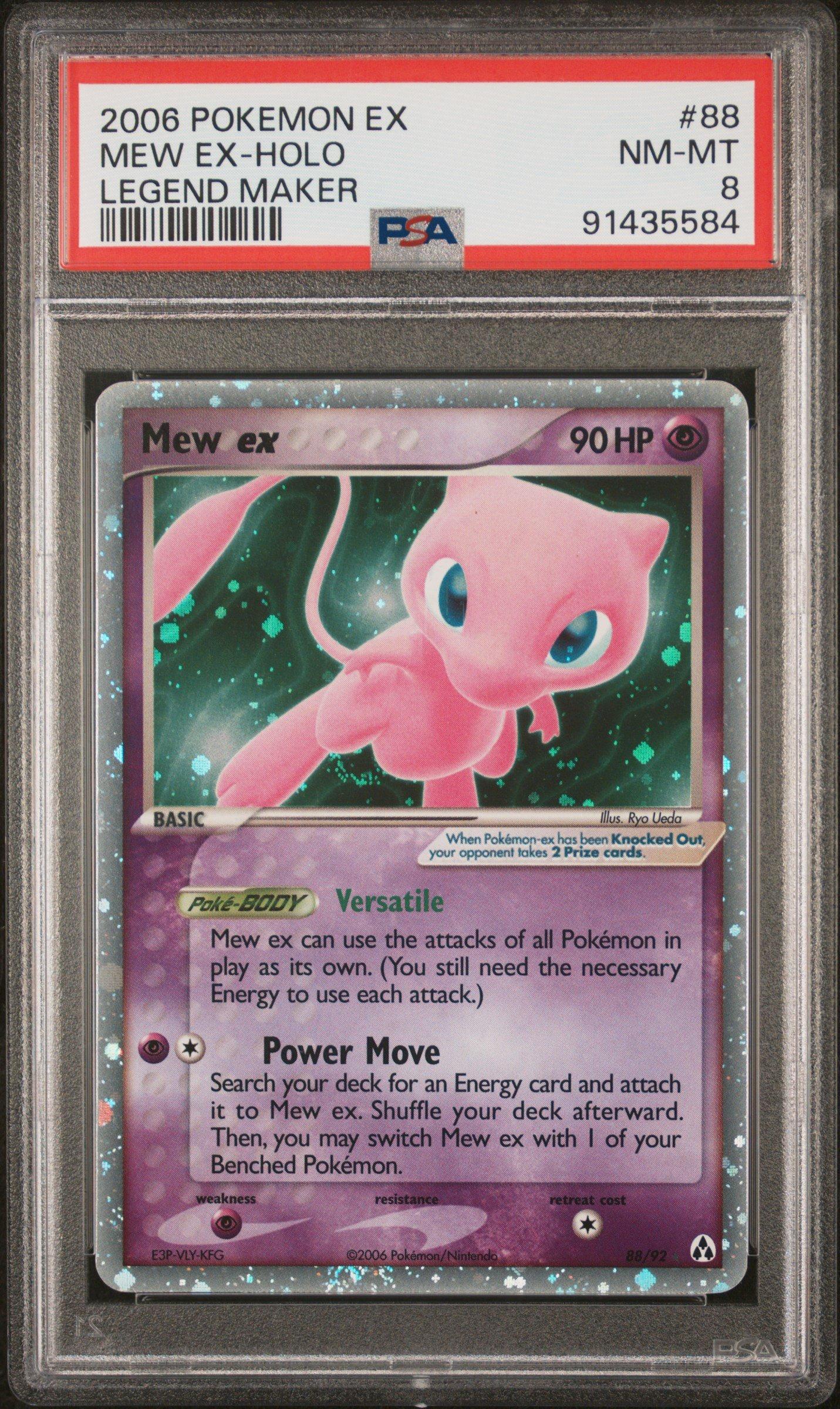 2006 Pokemon Ex Legend Maker 88 Mew Ex-holo PSA 8 | GameStop