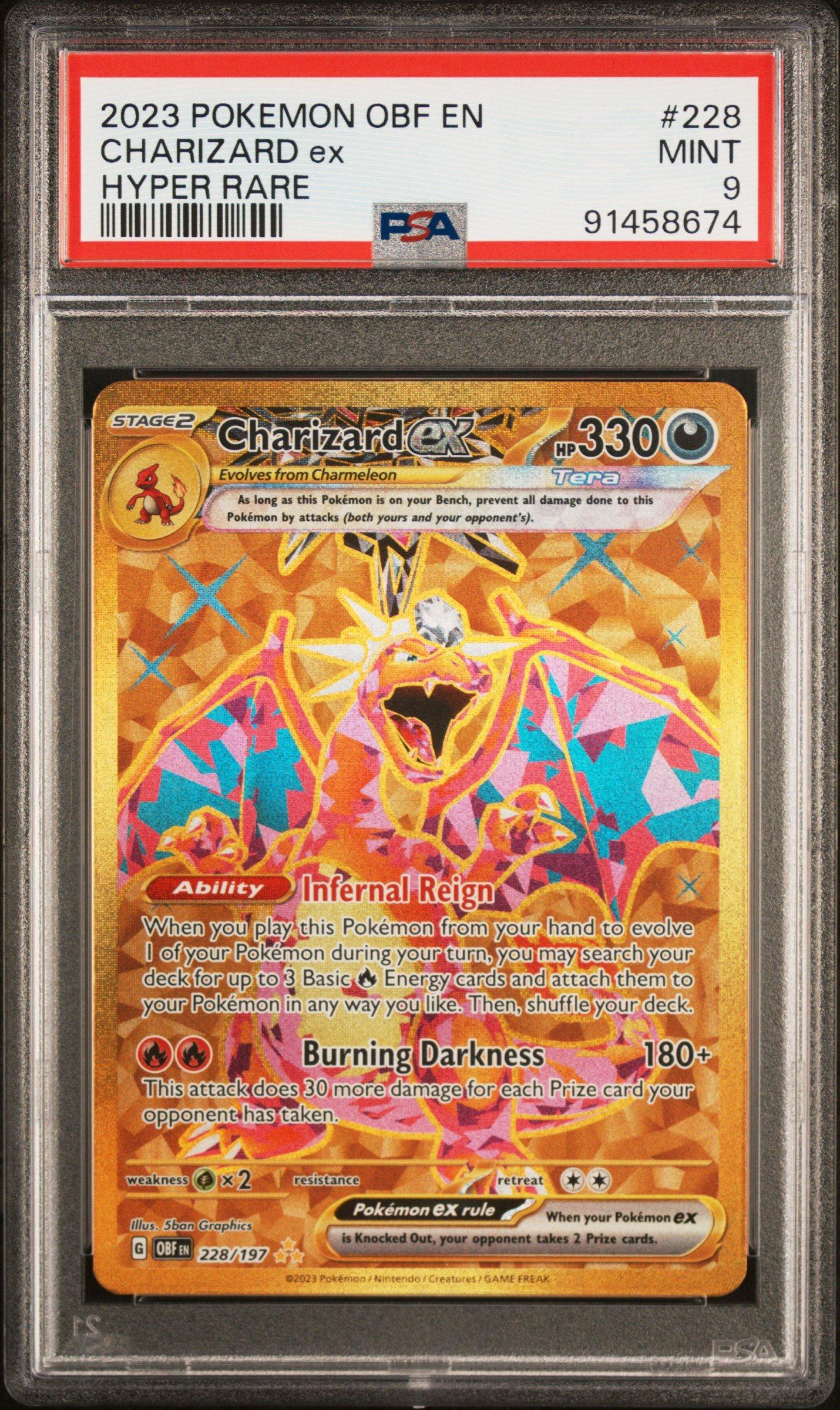 2023 Pokemon Obf En-obsidian Flames 228 Charizard Ex PSA 9 | GameStop