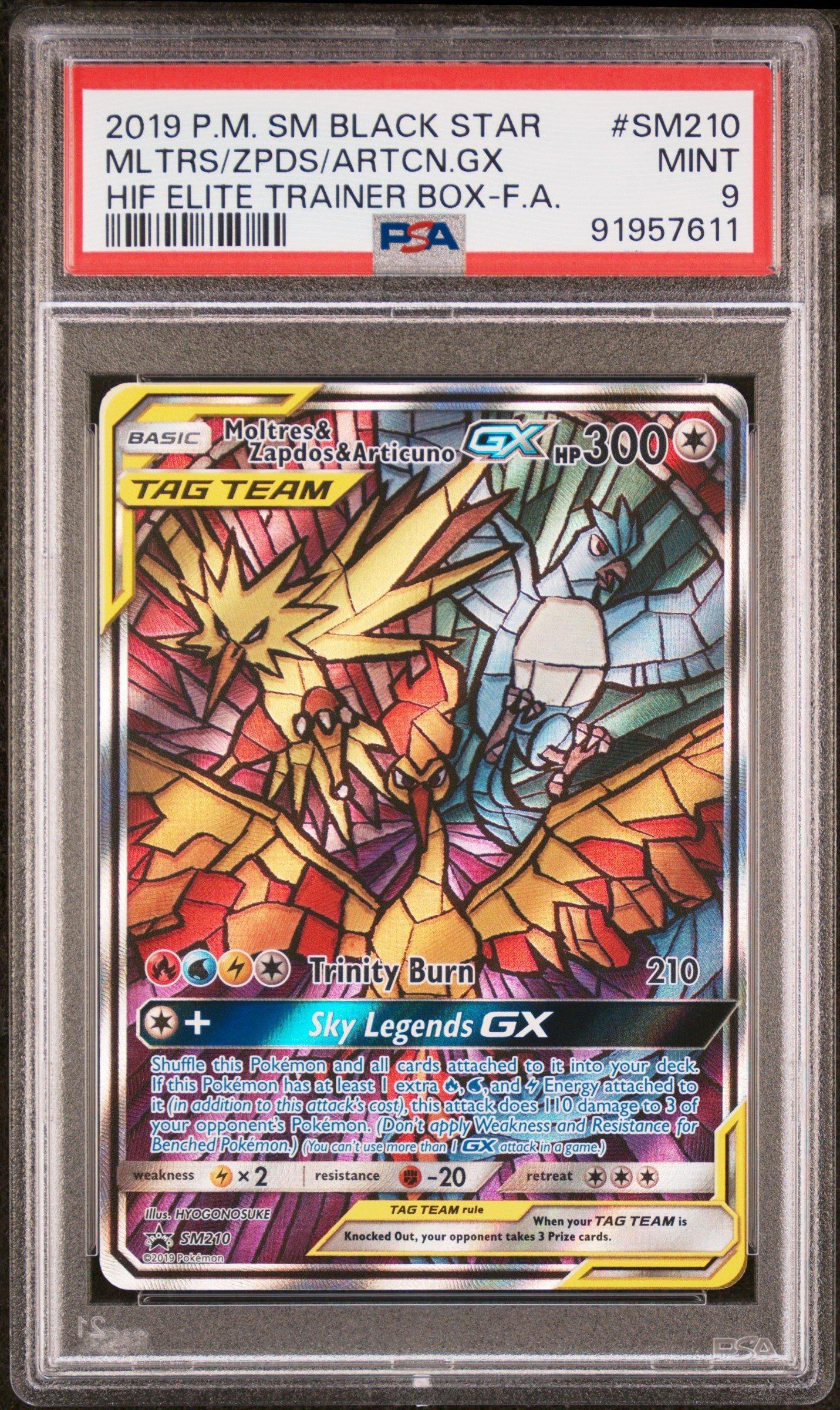 2019 Pokemon Sm Black Star Promo Sm210 Mltrs/zpds/artcn.gx PSA 9 | GameStop