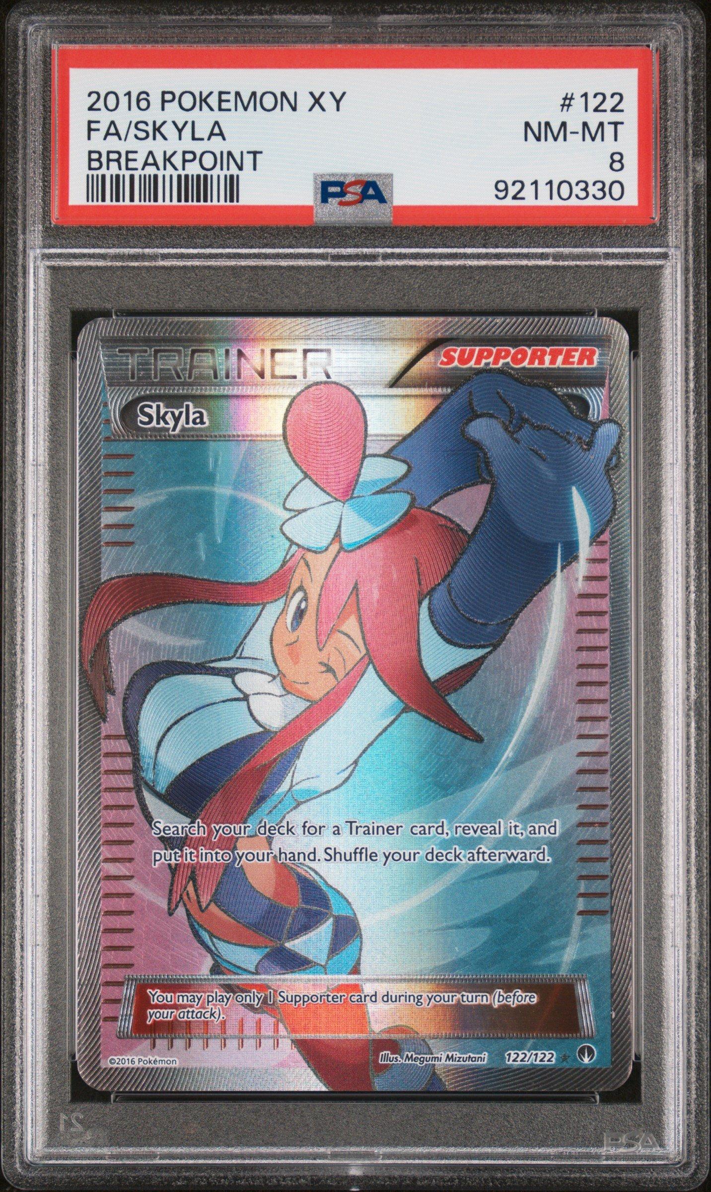 2016 Pokemon Xy Breakpoint 122 Full Art/skyla PSA 8 | GameStop