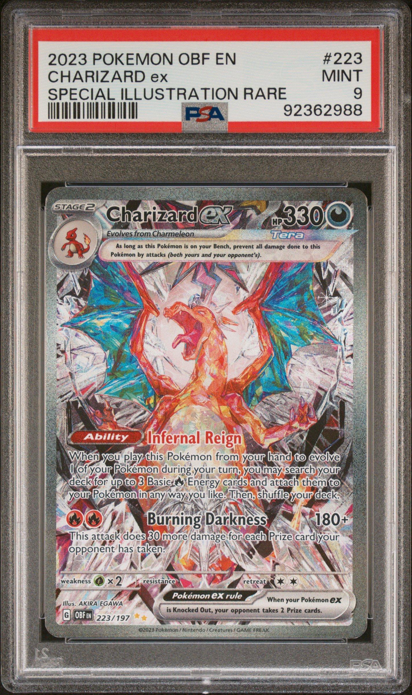 2023 Pokemon Obf En-obsidian Flames 223 Charizard Ex Special ...