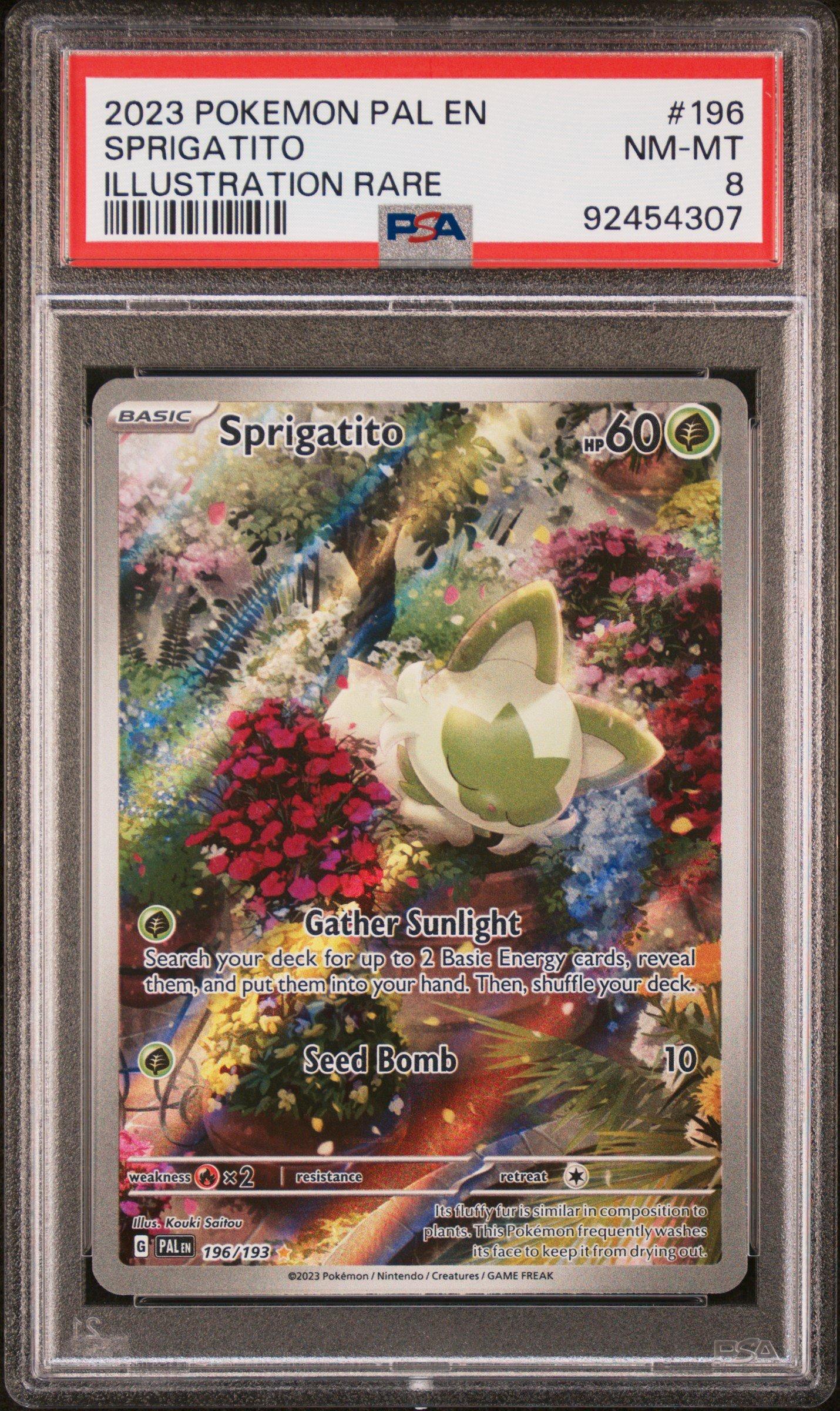 2023 Pokemon Pal En-paldea Evolved 196 Sprigatito Illustration Rare PSA 8 | GameStop