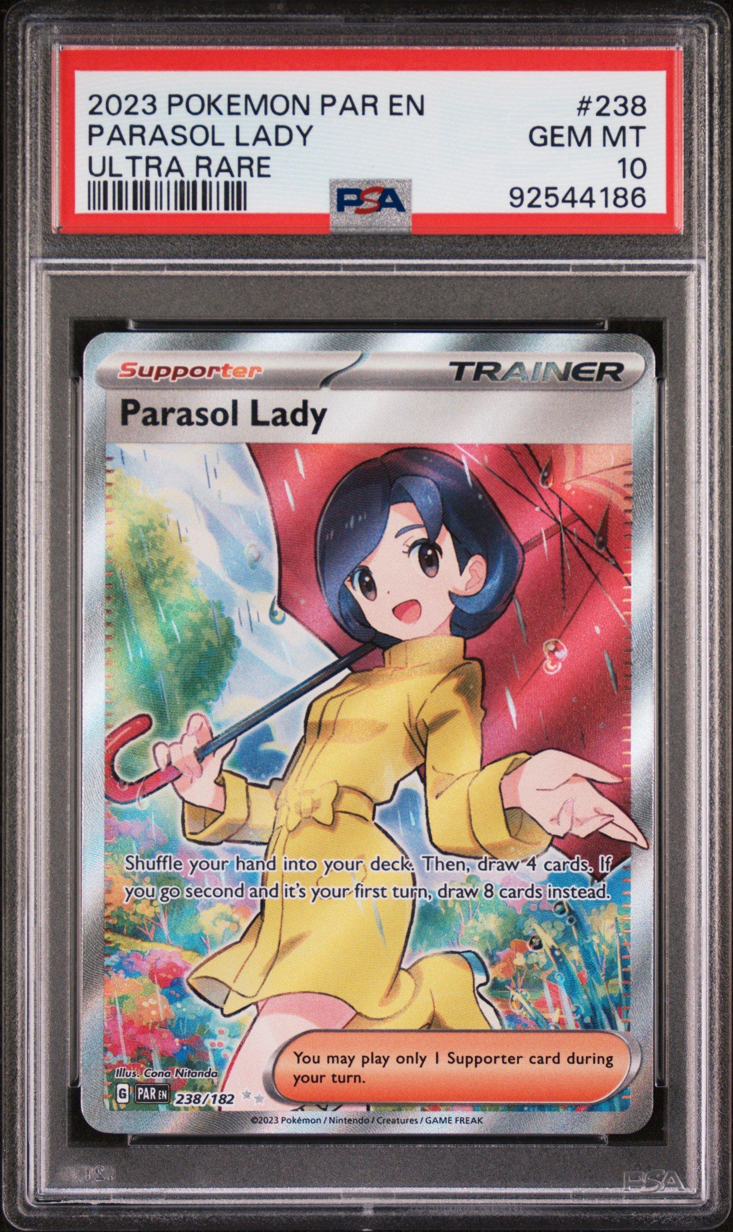2023 Pokemon Par En-paradox Rift 238 Parasol Lady Ultra Rare PSA 10 ...