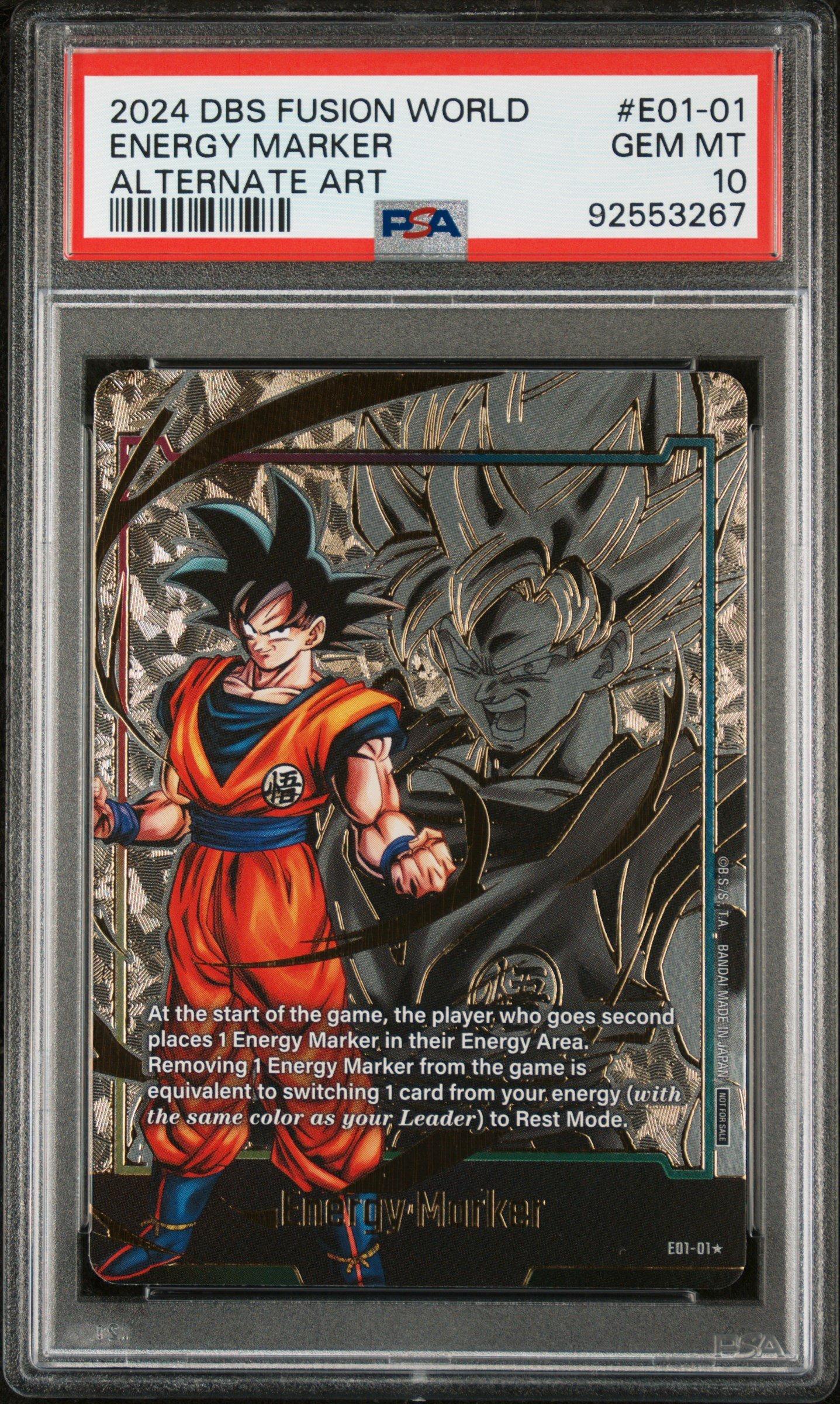 2024 Dragon Ball Super Card Game Fusion World Energy Marker Pack 01 E01-01 Energy Marker ...