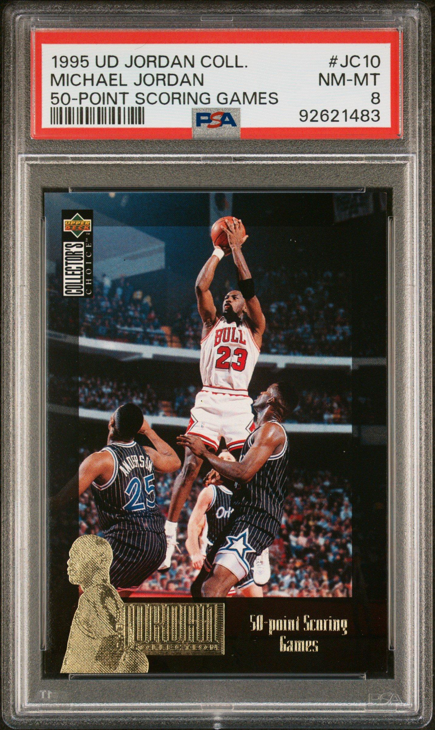 1995 Upper Deck Jordan Collection Jc10 Michael Jordan 50-point Scoring ...