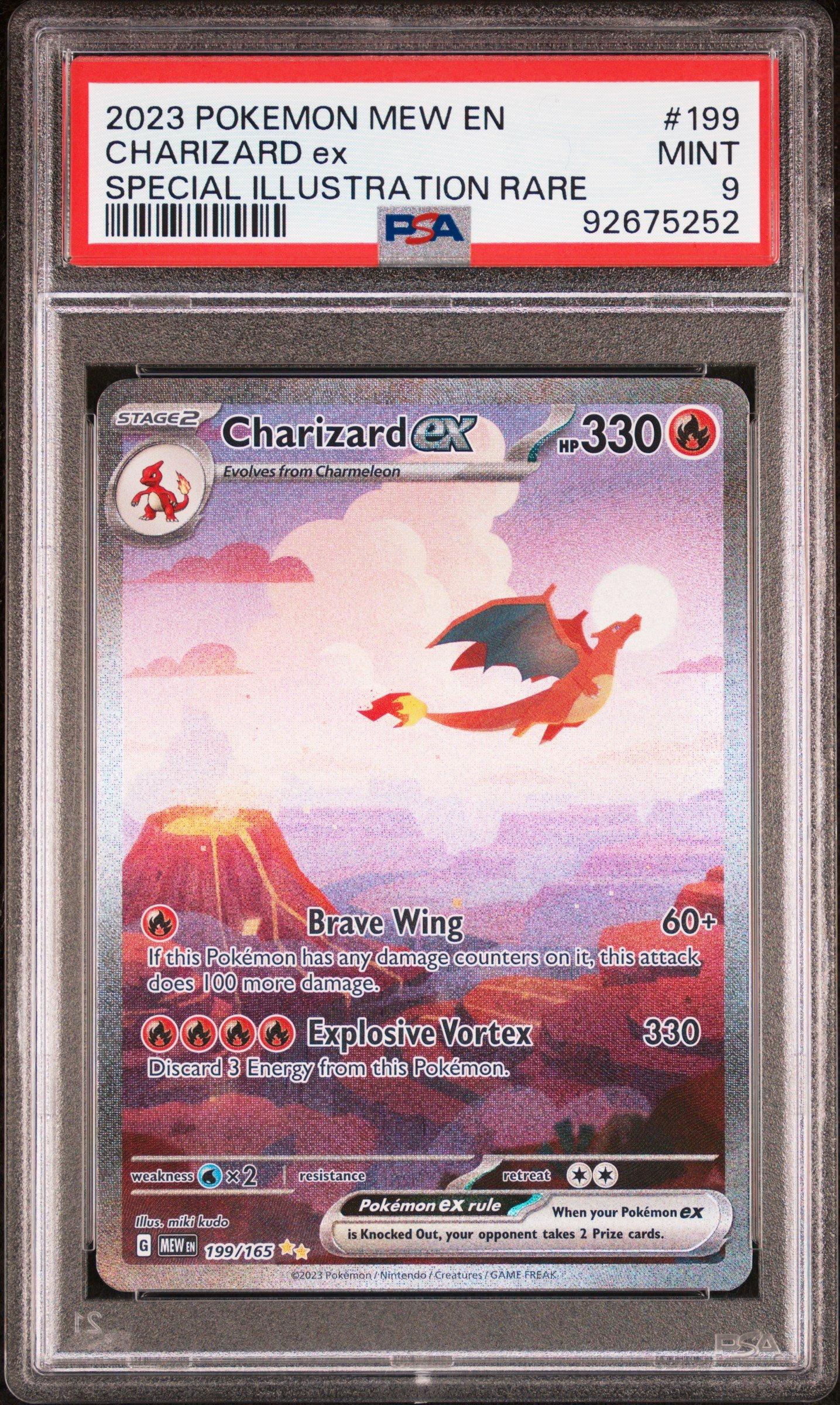 2023 Pokemon Mew En-151 199 Charizard Ex Special Illustration Rare PSA ...