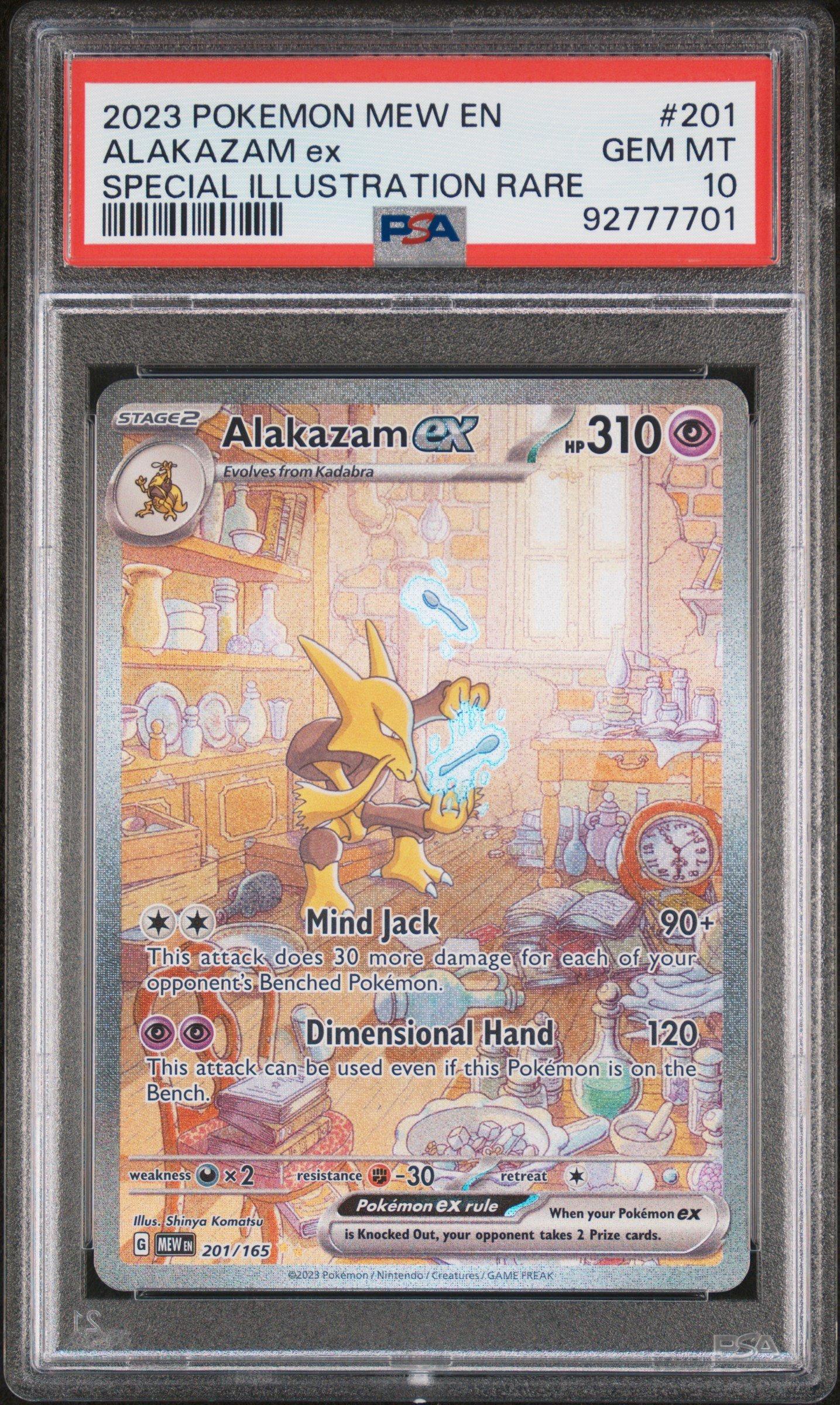 2023 Pokemon Mew En-151 201 Alakazam Ex PSA 10 | GameStop