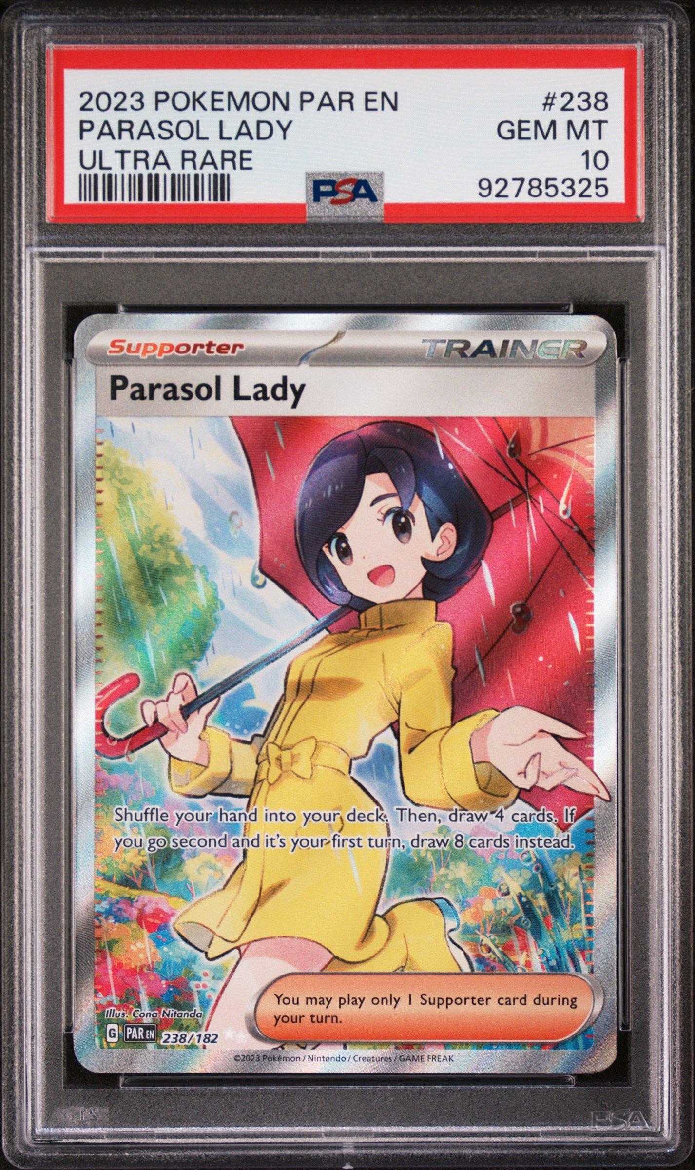 2023 Pokemon Par En-paradox Rift 238 Parasol Lady Ultra Rare PSA 10 ...