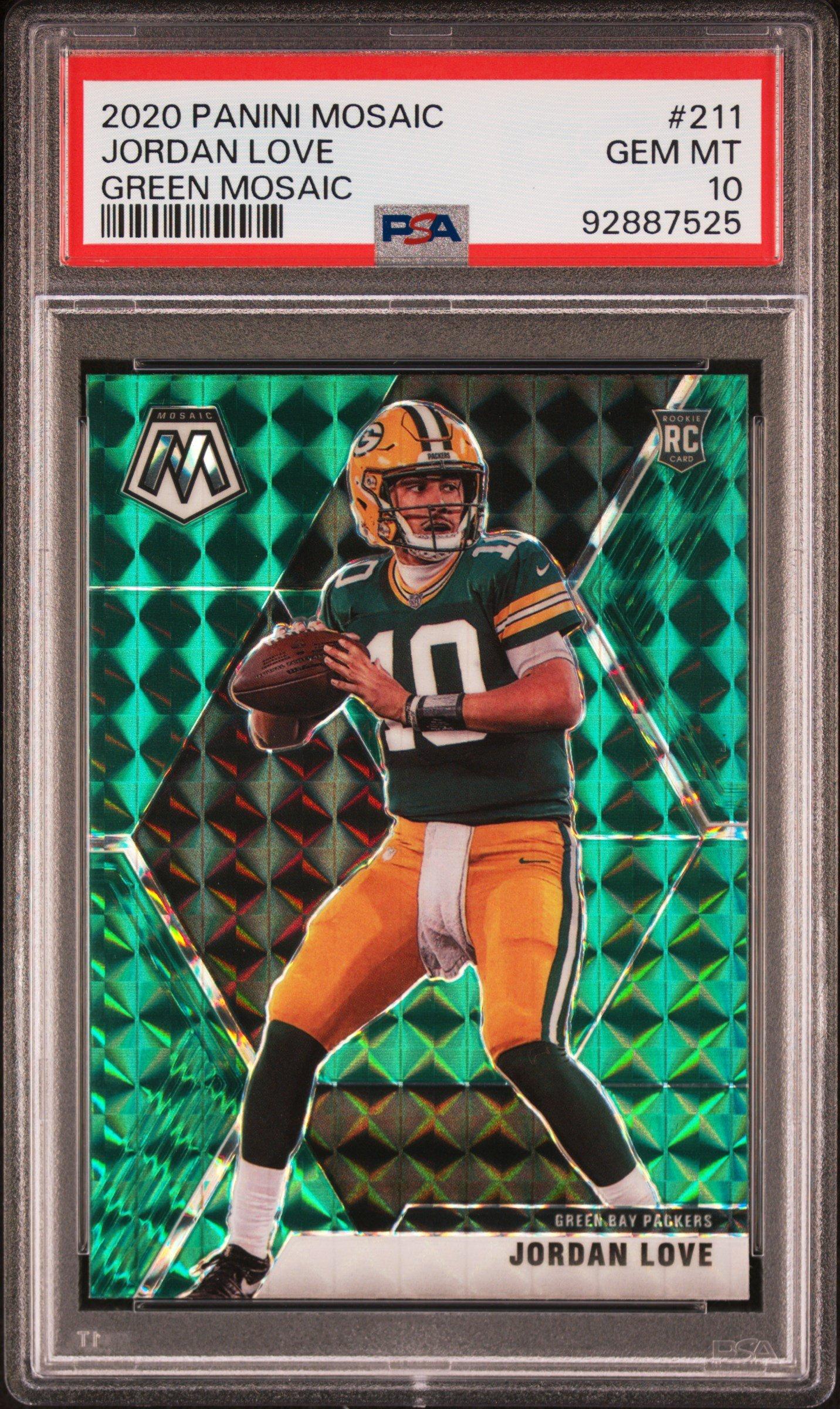 2020 Panini Mosaic 211 Jordan Love Green Mosaic PSA 10 | GameStop
