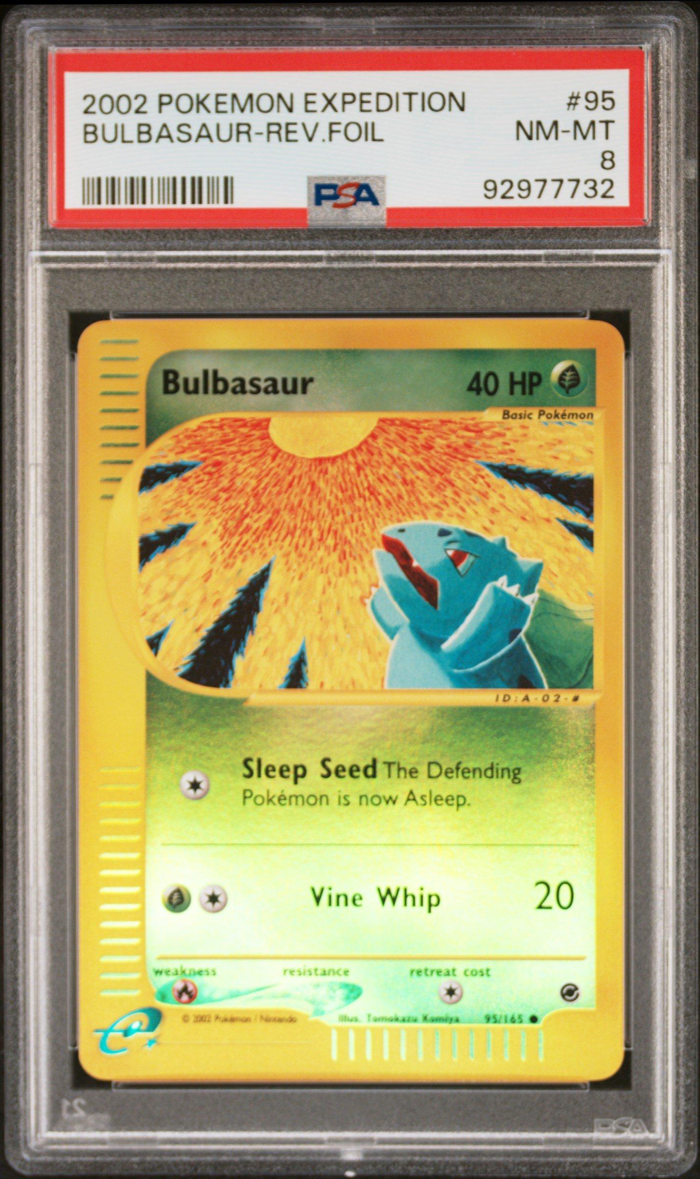 2002 Pokemon Expedition 95 Bulbasaur-reverse Foil PSA 8 | GameStop
