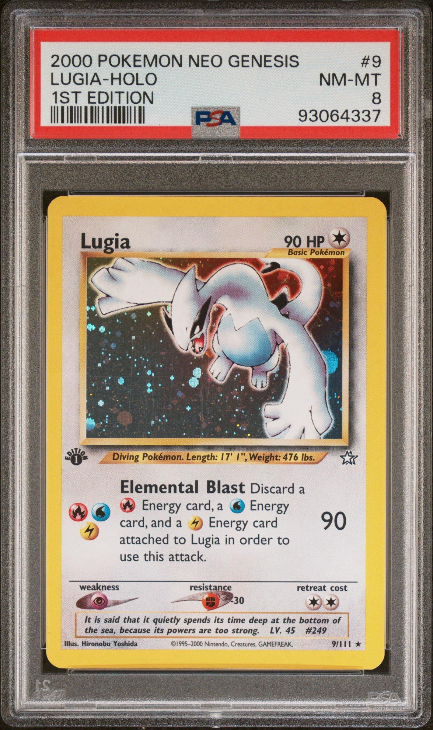 2000 Pokemon Neo Genesis 1st Edition 9 Lugia-holo PSA 8 | GameStop