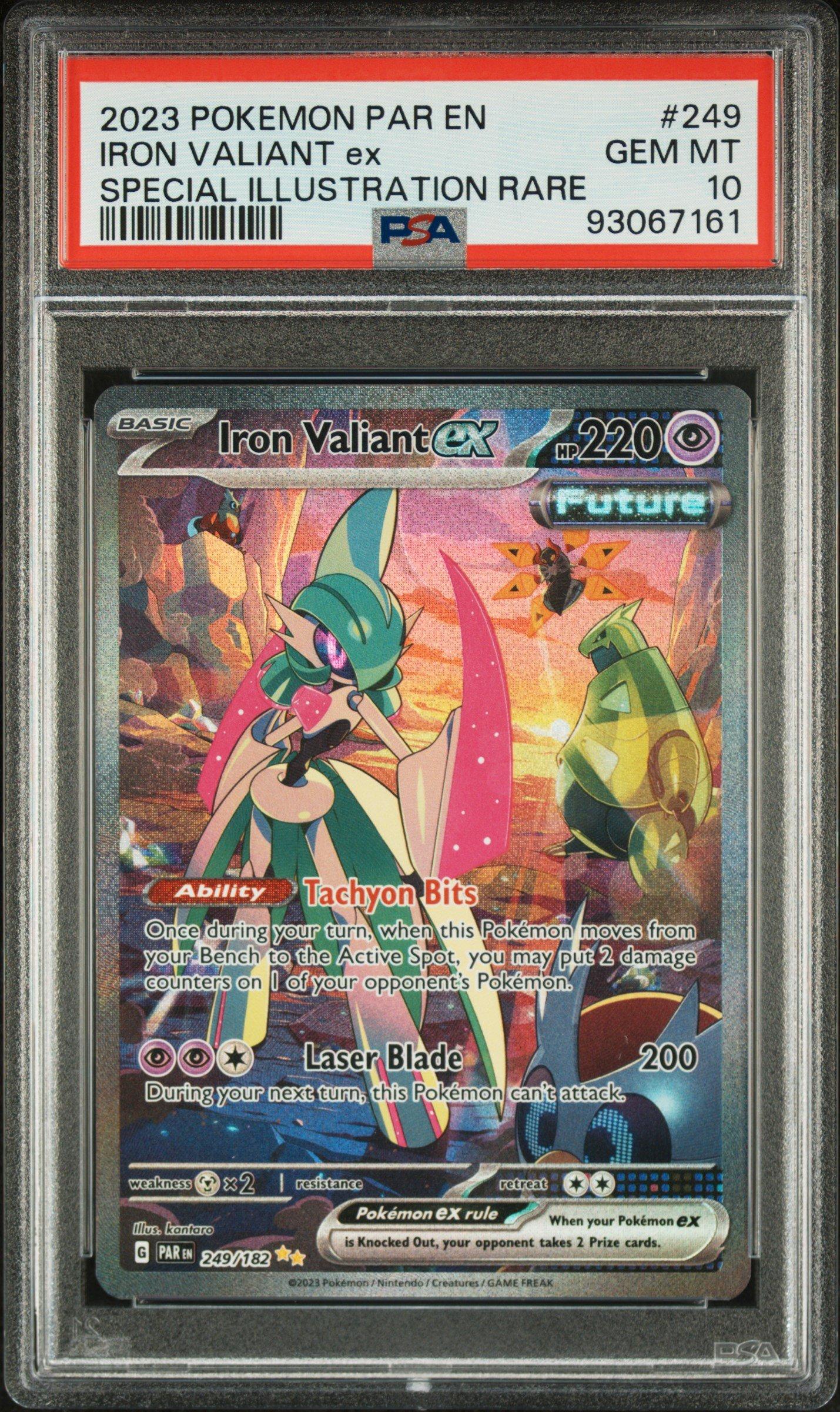 2023 Pokemon Par En-paradox Rift 249 Iron Valiant Ex Special ...