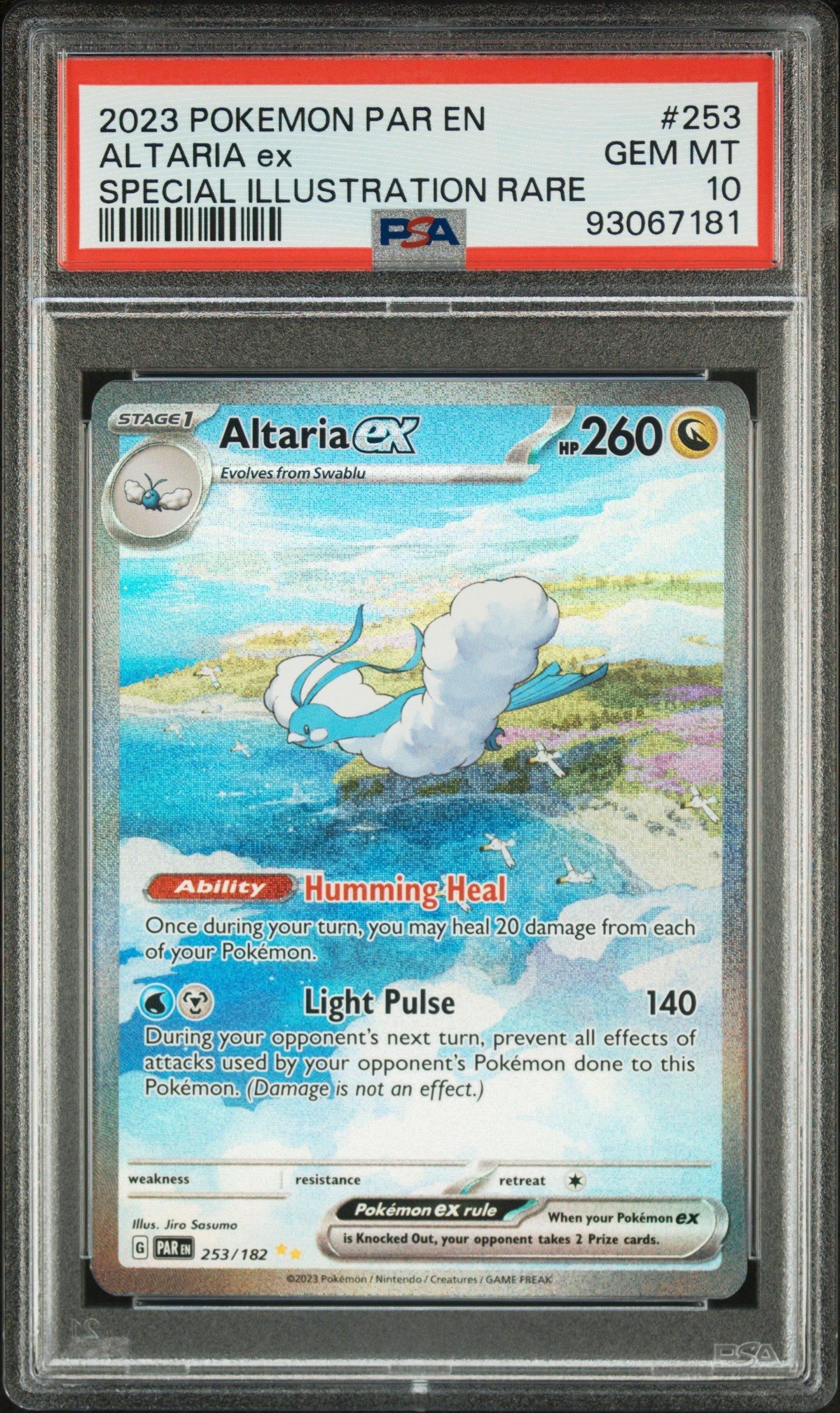2023 Pokemon Par En-paradox Rift 253 Altaria Ex Special Illustration ...