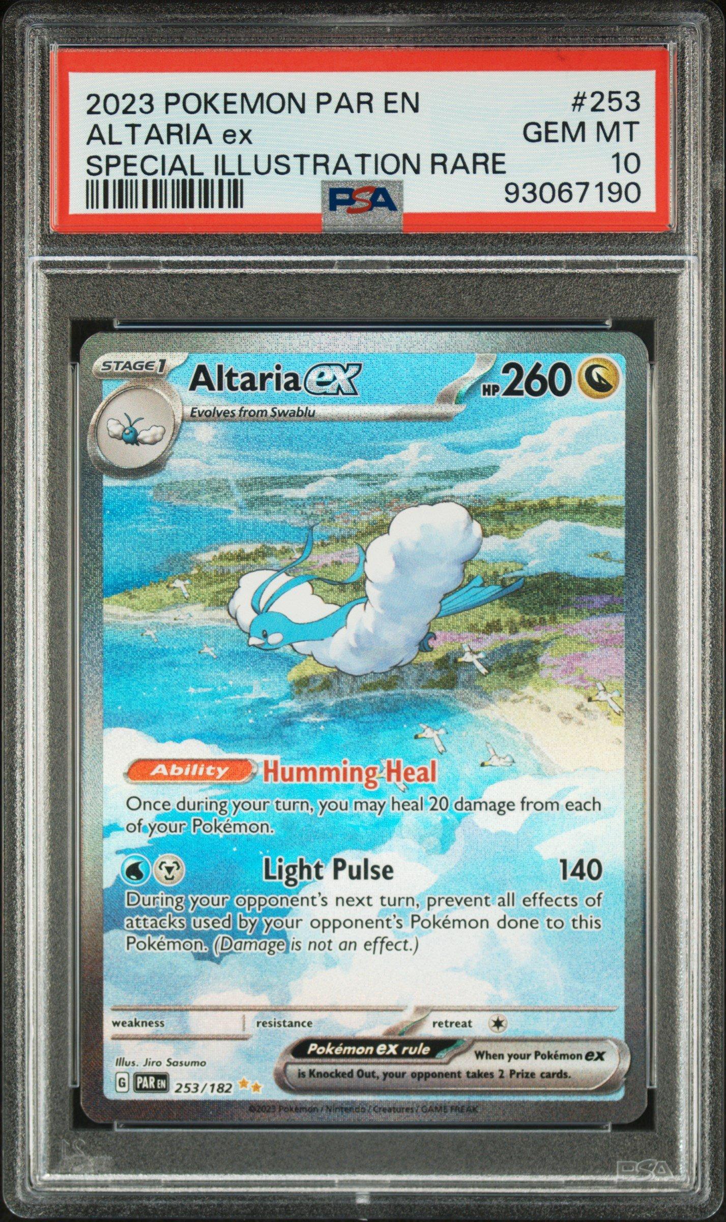 2023 Pokemon Par En-paradox Rift 253 Altaria Ex Special Illustration ...