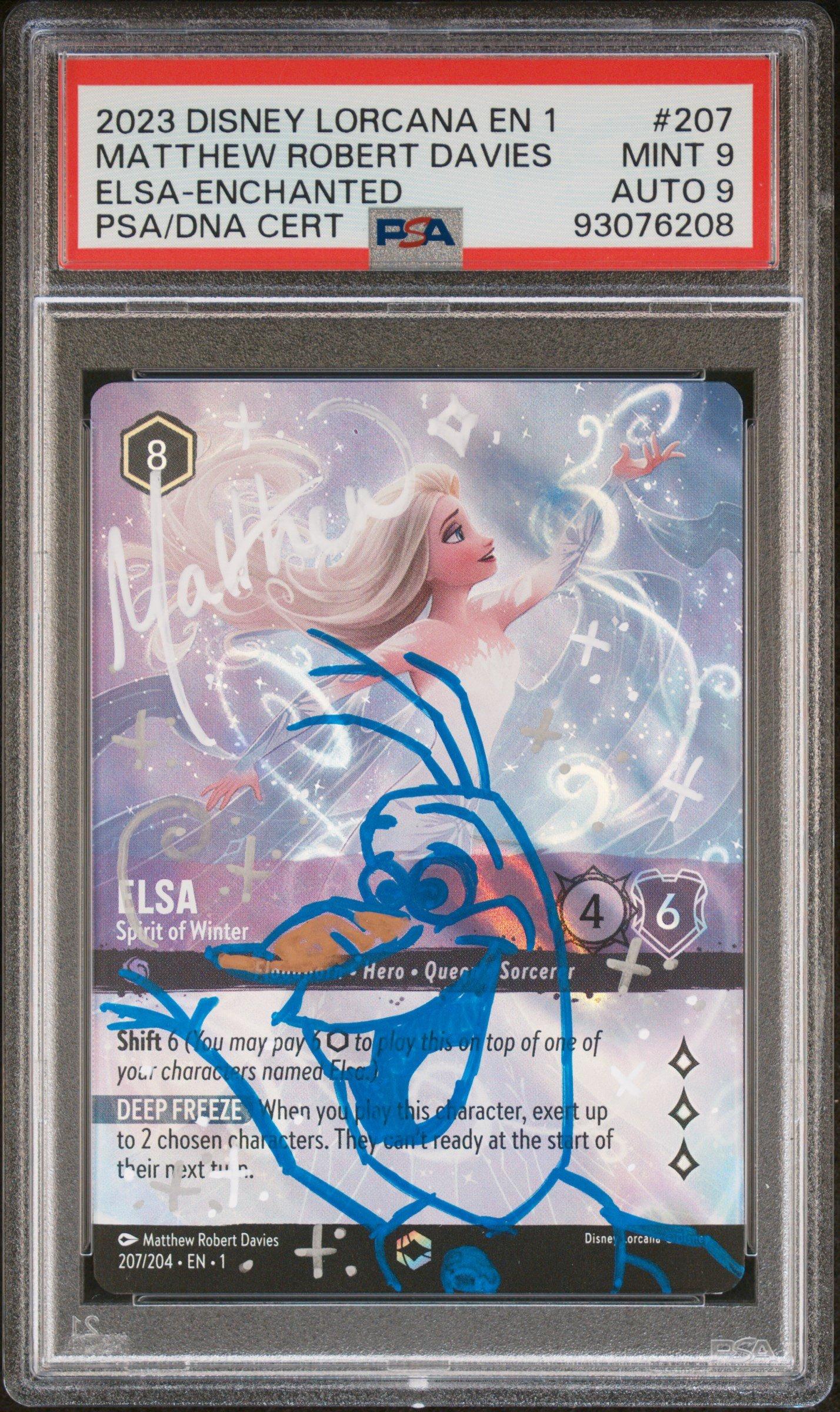 2023 Disney Lorcana En 1-the First Chapter 207 Elsa - Spirit Of Winter ...