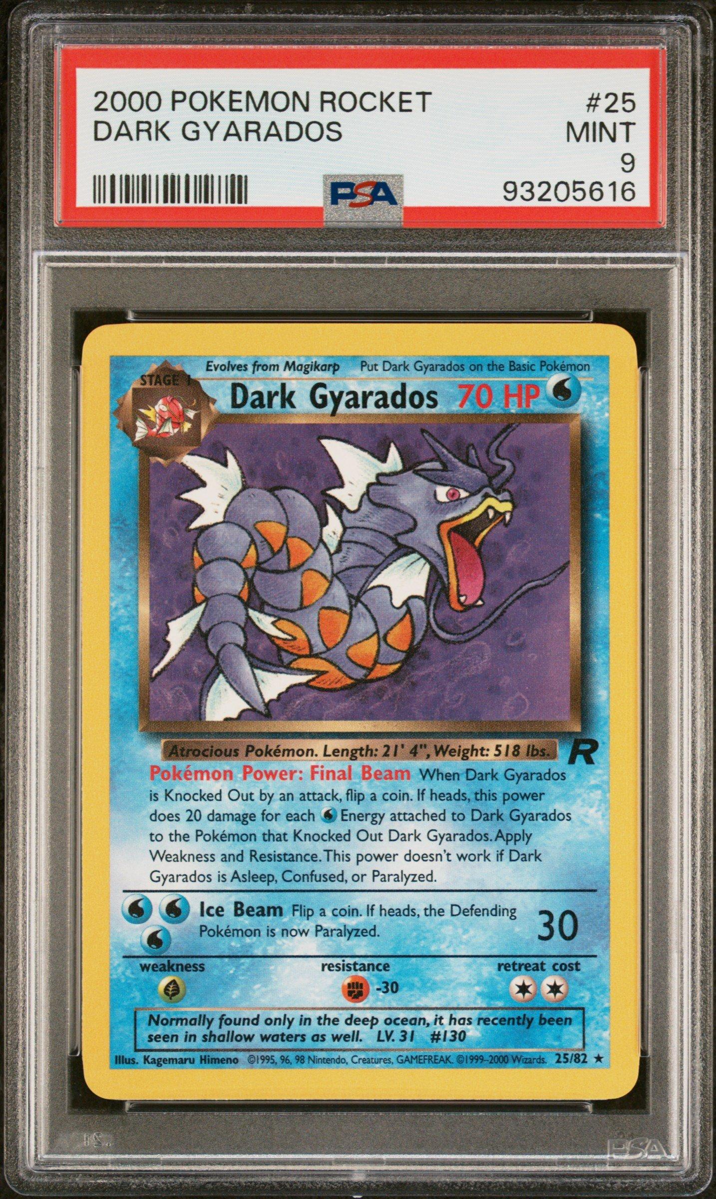 2000 Pokemon Rocket 25 Dark Gyarados PSA 9 | GameStop