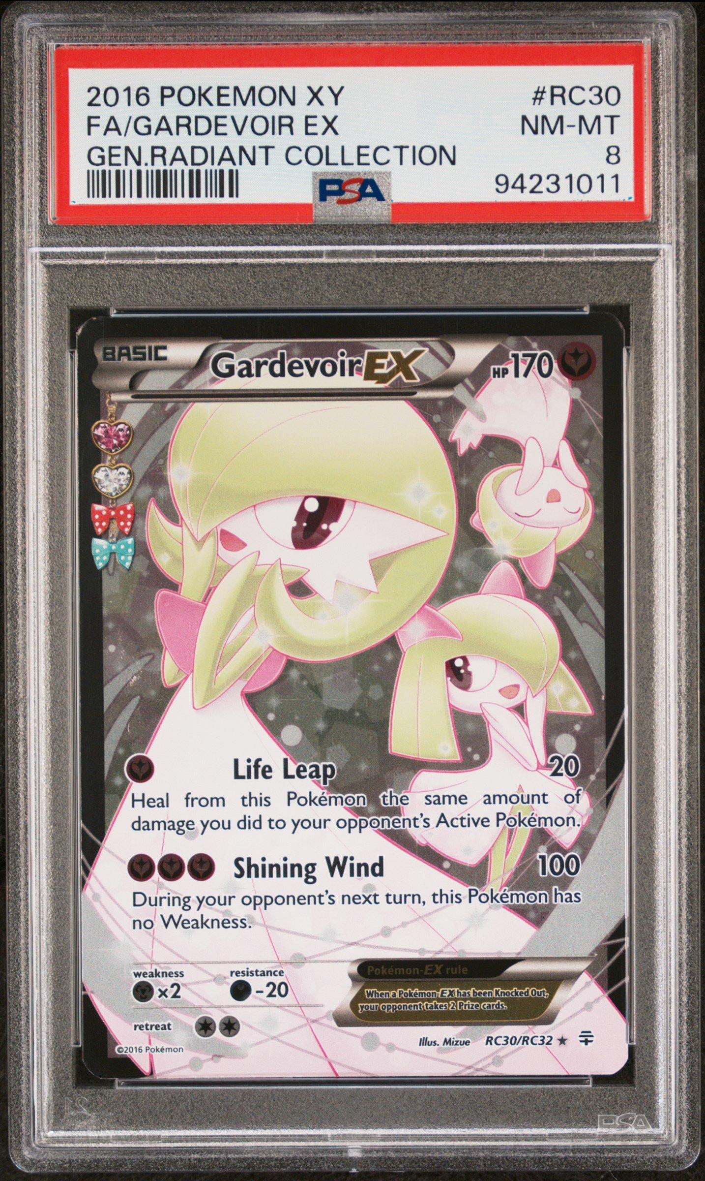 2016 Pokemon Xy Generations Radiant Collection Rc30 Full Art/gardevoir ...