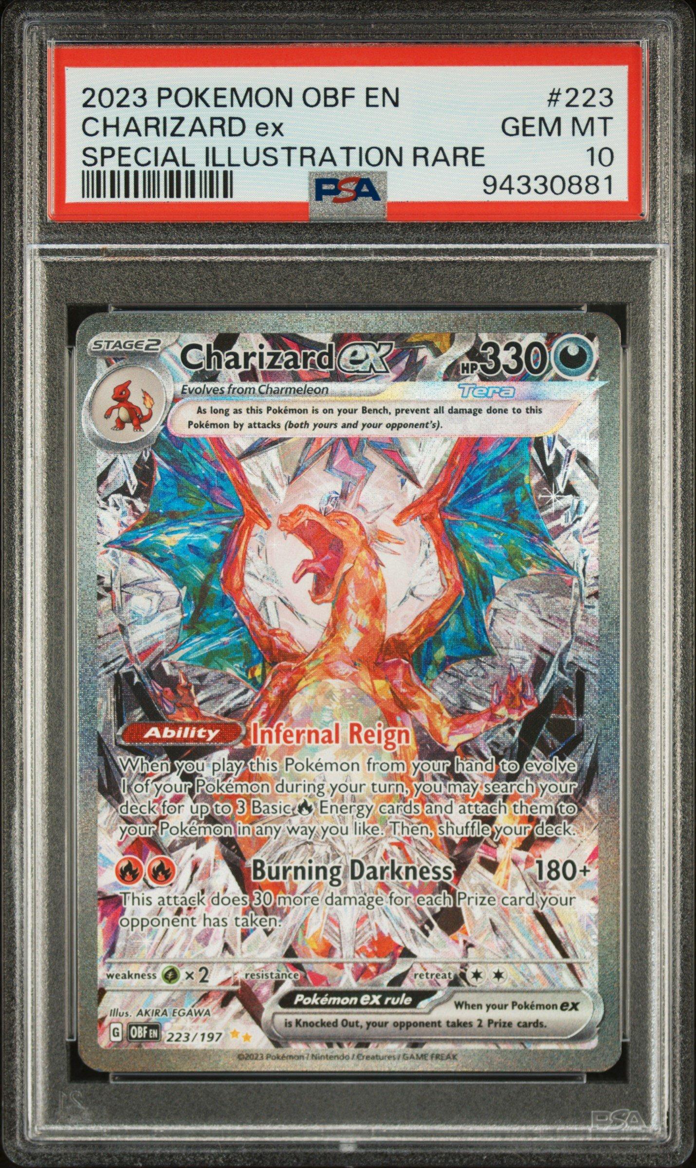 2023 Pokemon Obf En-obsidian Flames 223 Charizard Ex Special ...