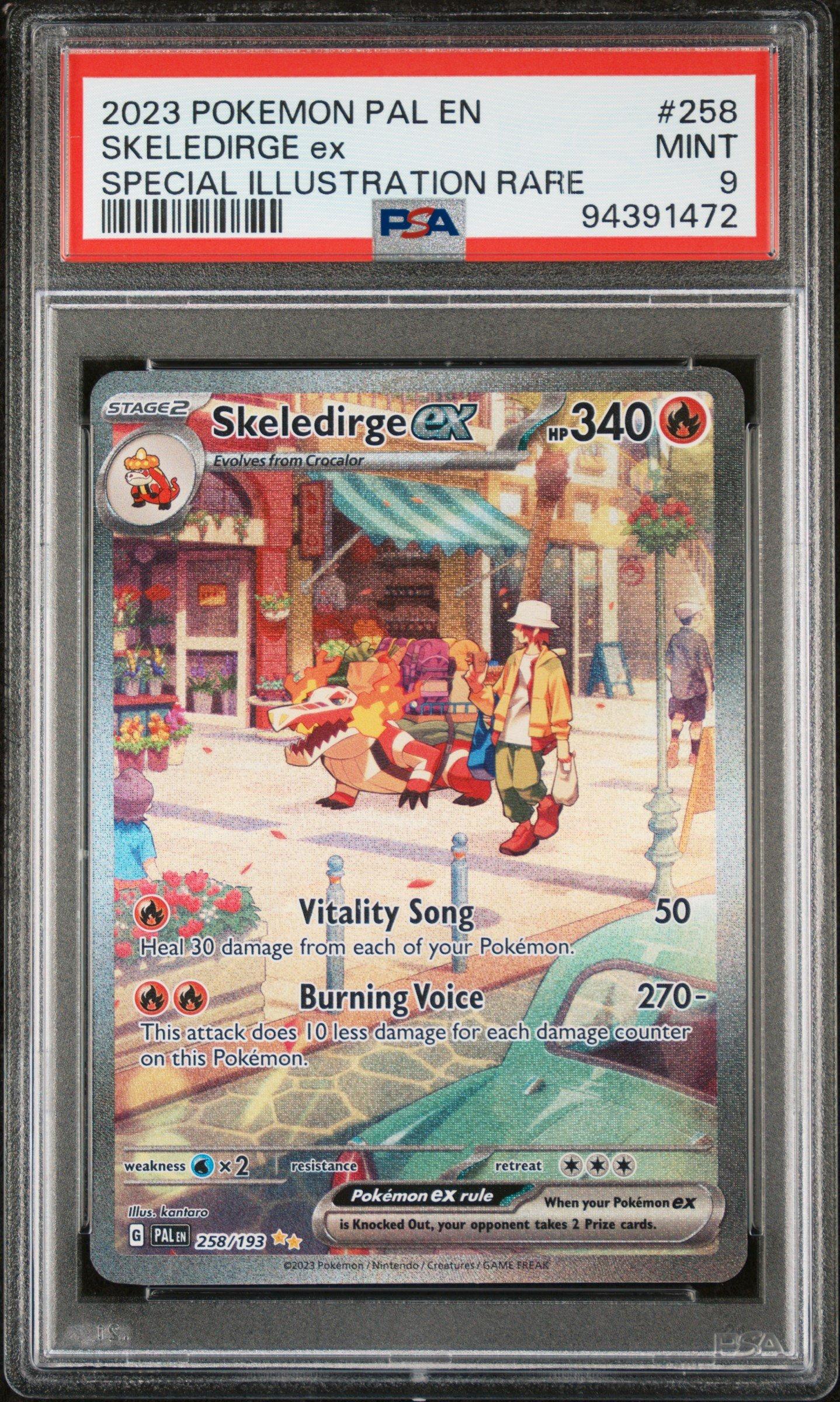 2023 Pokemon Pal En-paldea Evolved 258 Skeledirge Ex Special ...