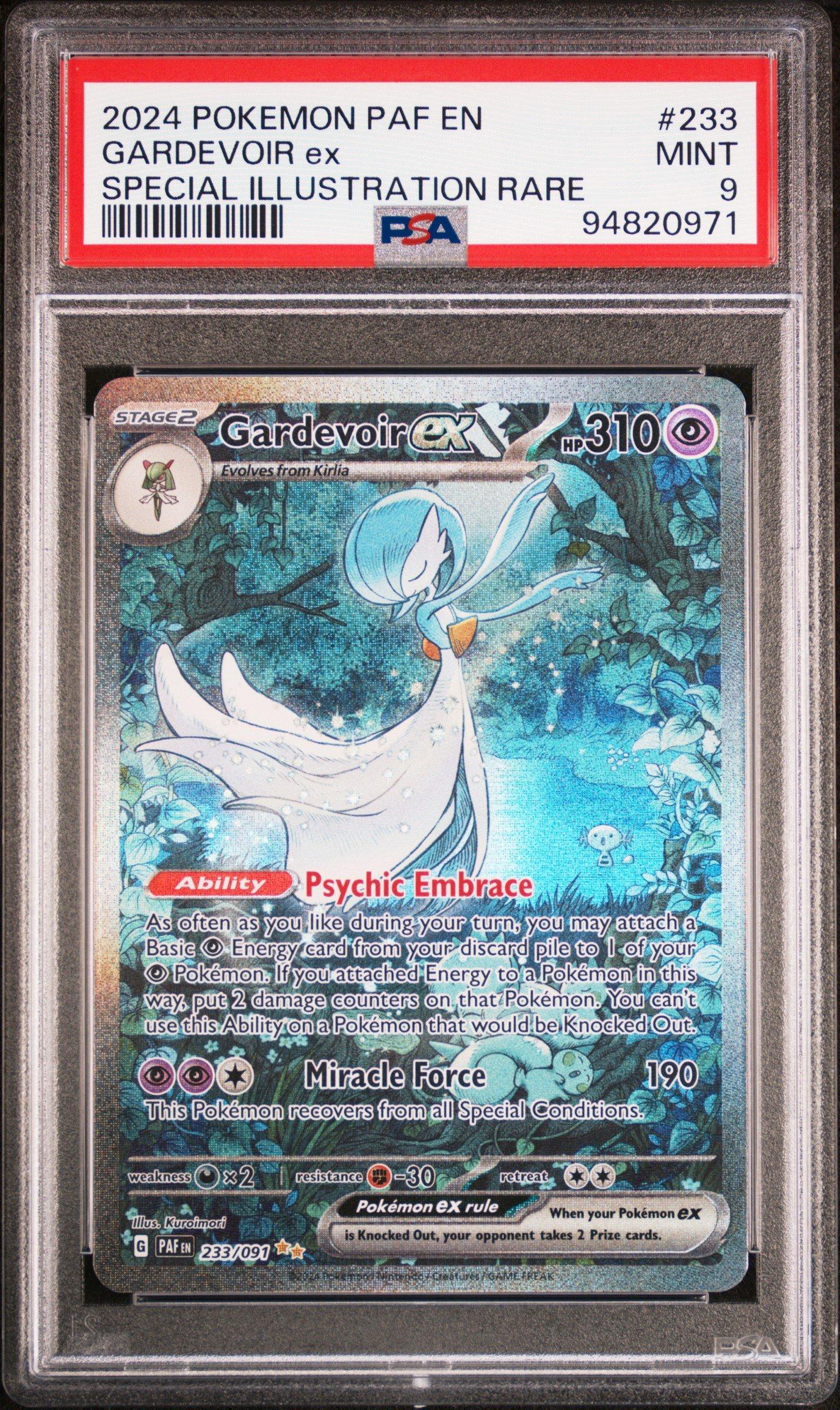 2024 Pokemon Paf En-paldean Fates 233 Gardevoir Ex Special Illustration ...
