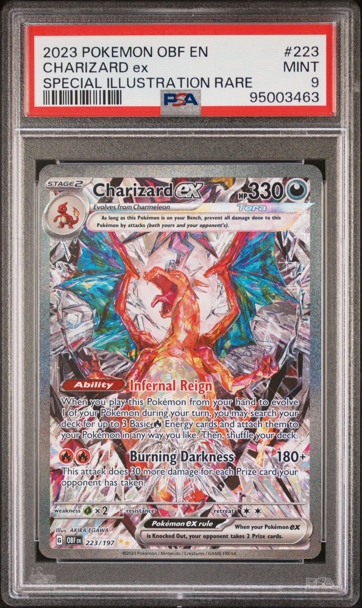 2023 Pokemon Obf En-obsidian Flames 223 Charizard Ex Special ...