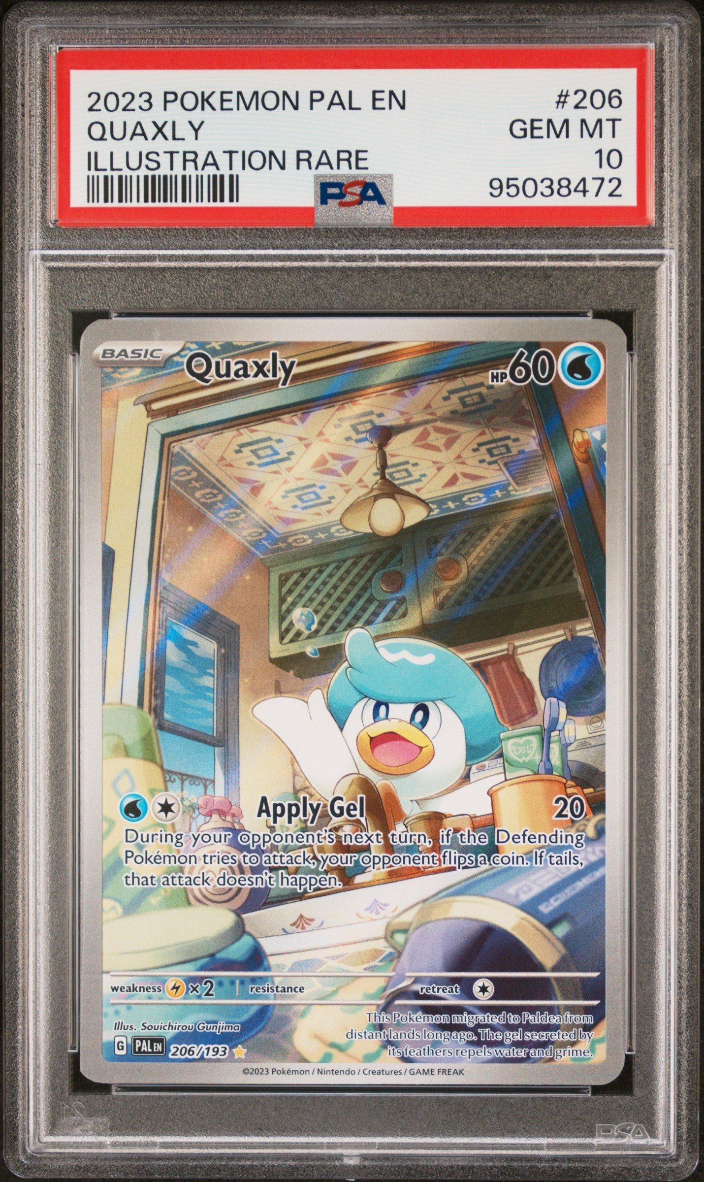 2023 Pokemon Pal En-paldea Evolved 206 Quaxly Illustration Rare PSA 10 ... 2023 Pokemon Pal En-paldea Evolved 206 Quaxly Illustration Rare PSA 10 ...