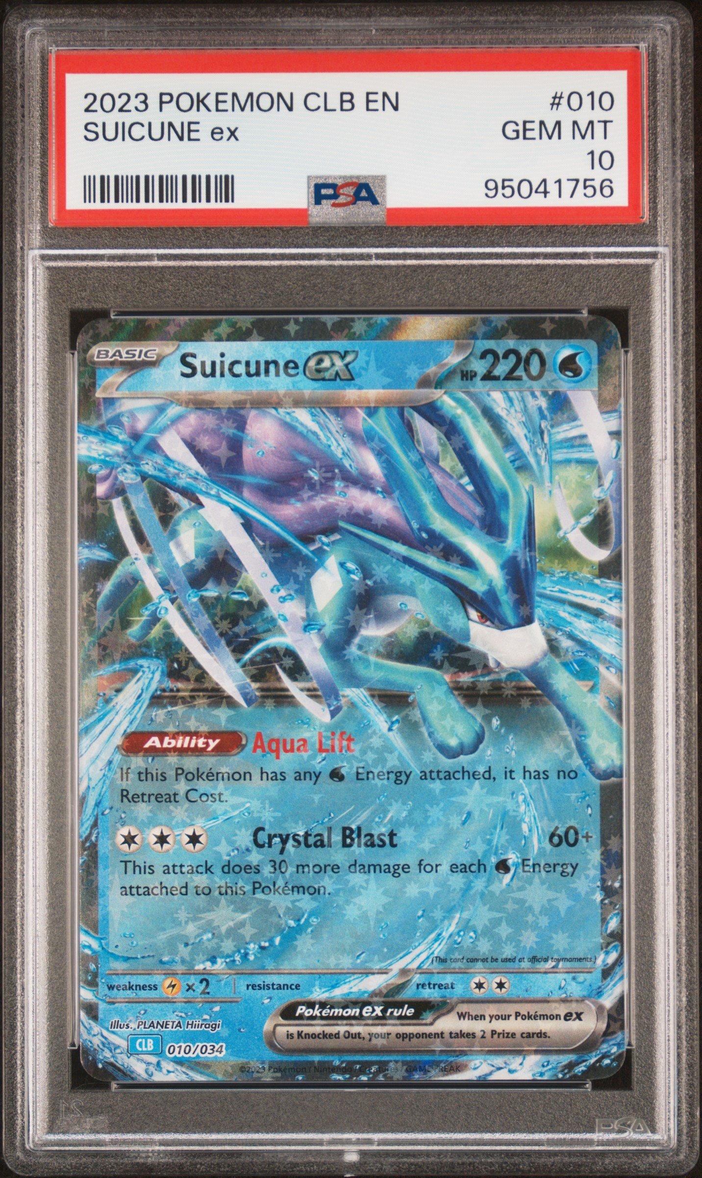 2023 Pokemon Clb-trading Card Game Classic Blastoise & Suicune Ex Deck ...