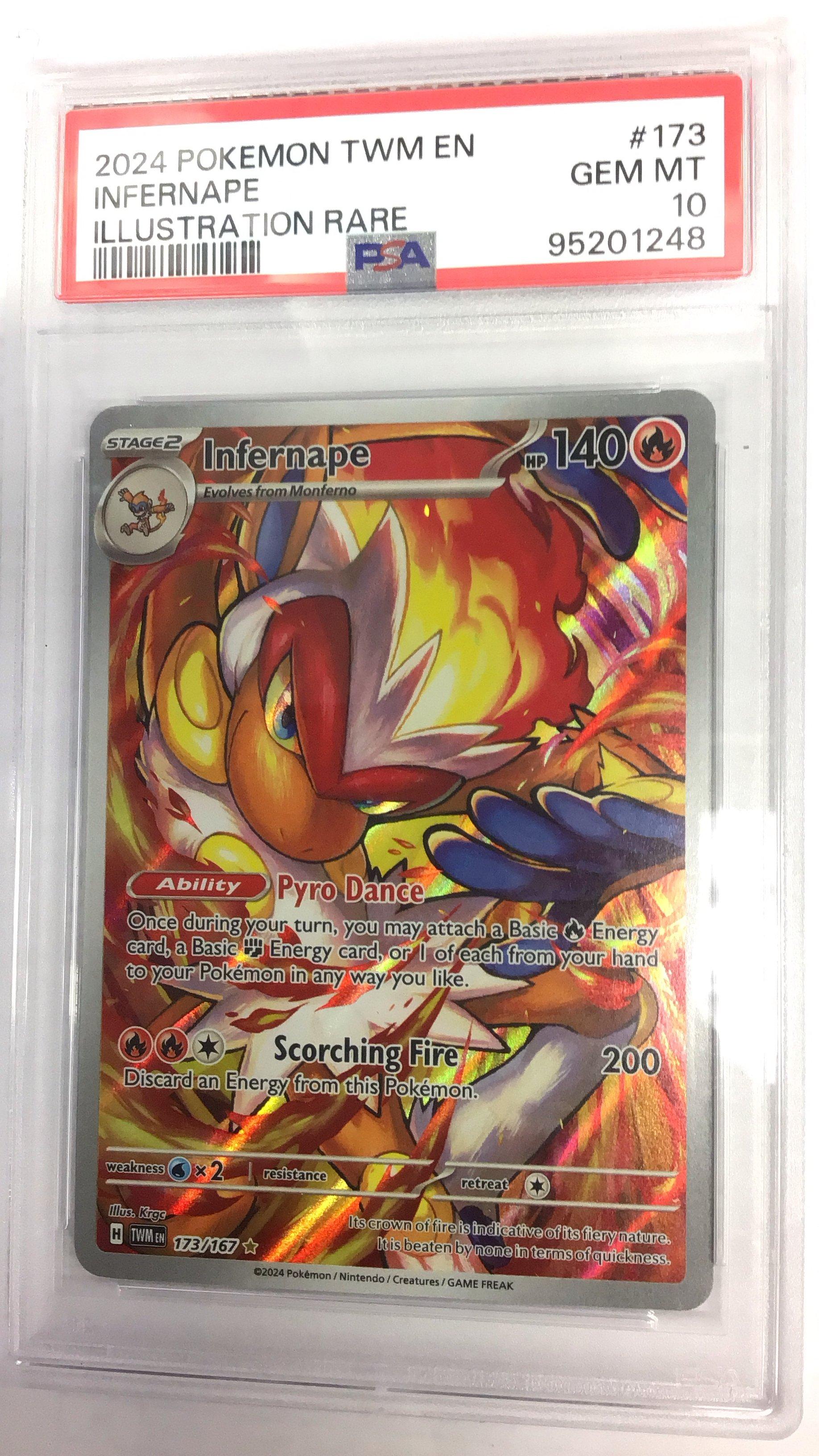 2024 Pokemon Twm En-twilight Masquerade 173 Infernape Illustration Rare ...