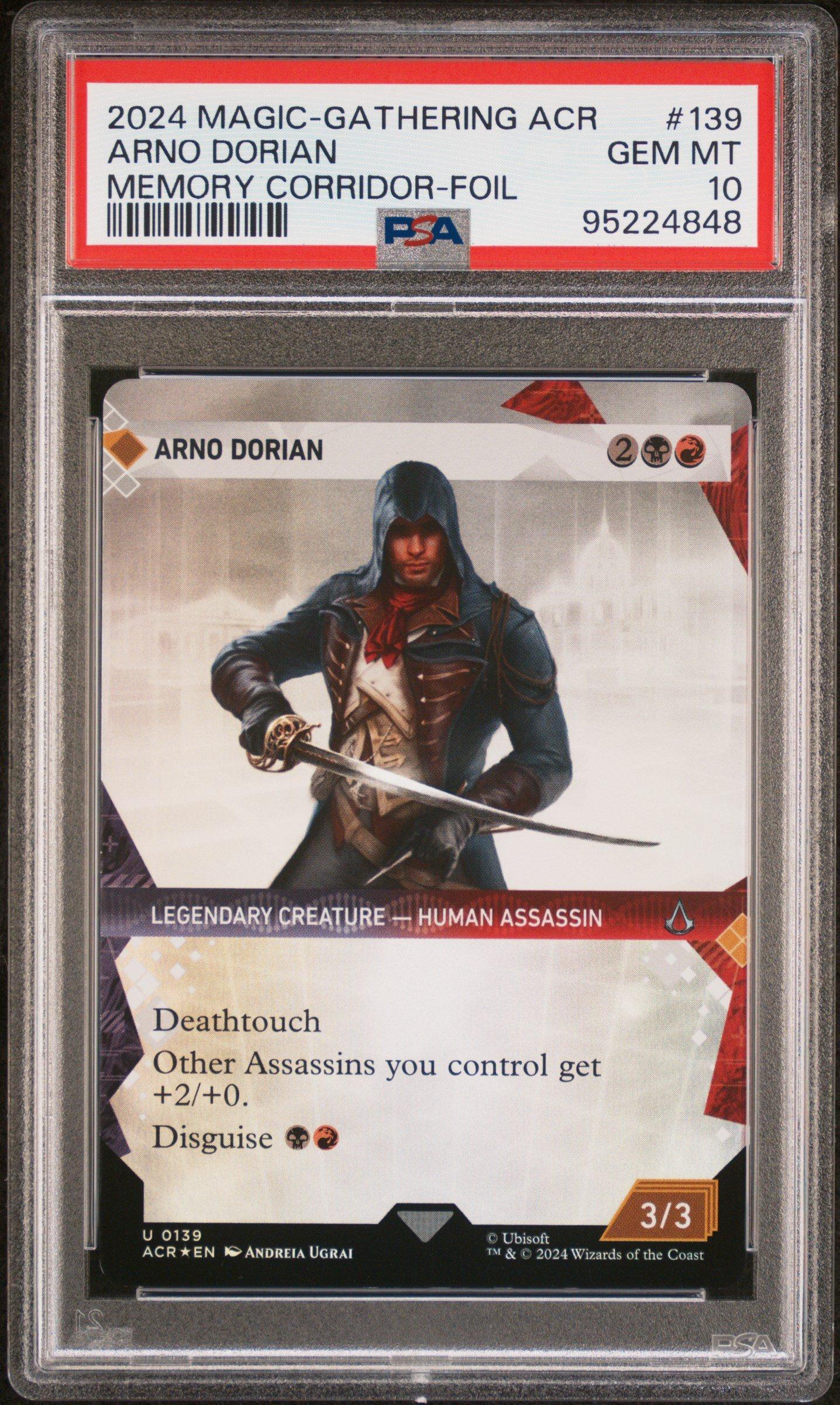 2024 Magic The Gathering Assassin's Creed 139 Arno Dorian Memory ...