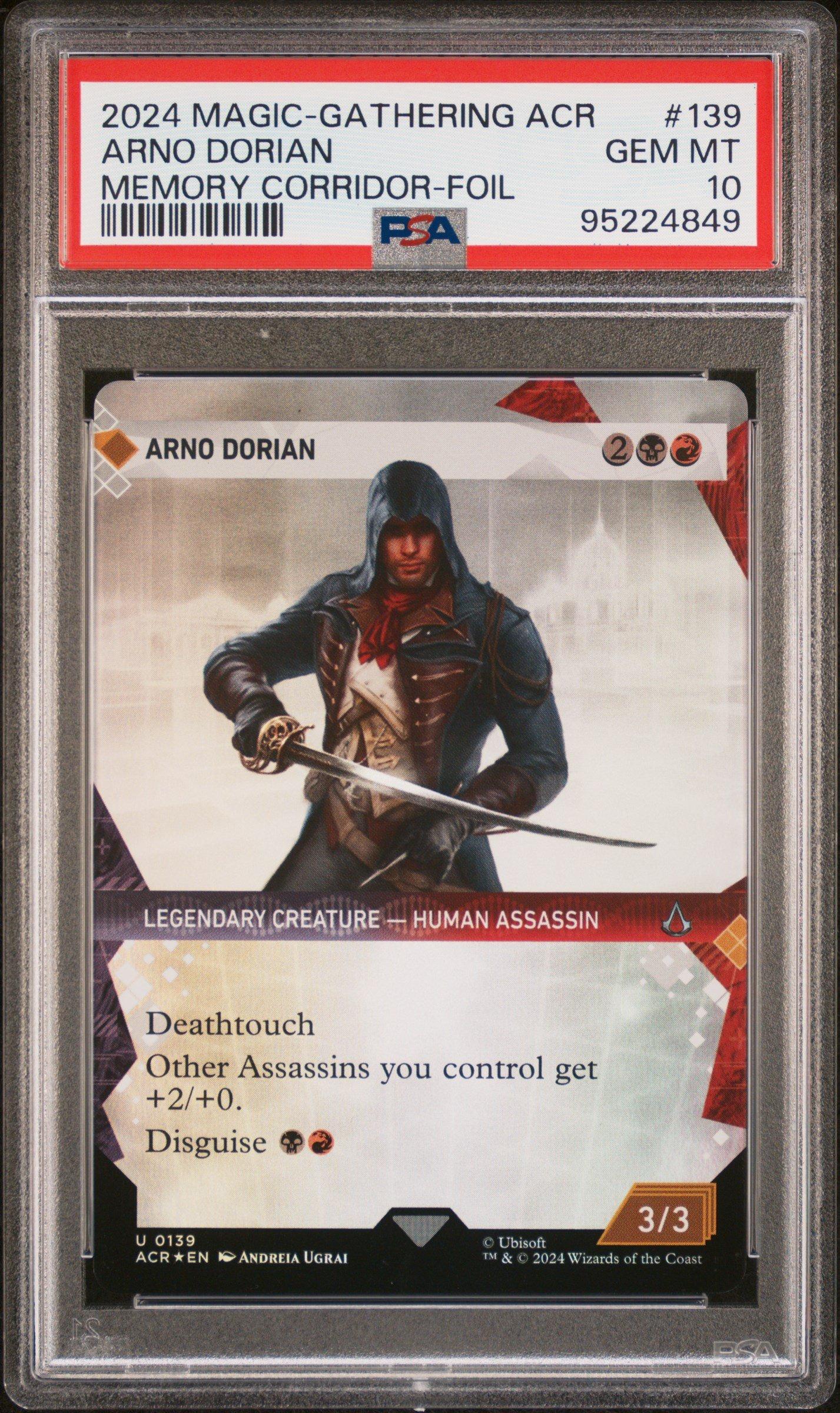 2024 Magic The Gathering Assassin's Creed 139 Arno Dorian Memory ...