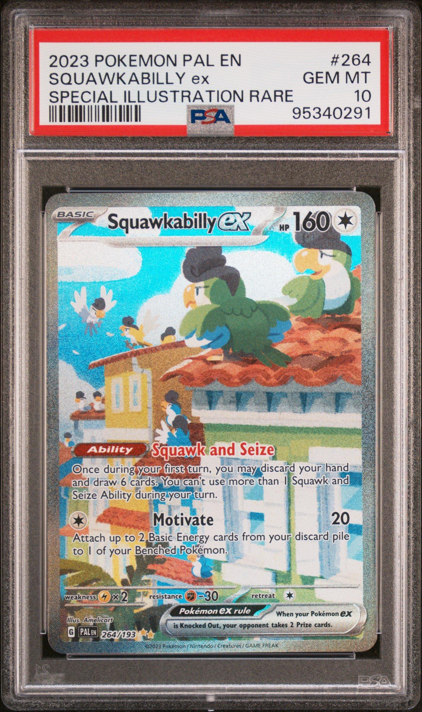 2023 Pokemon Pal En-paldea Evolved 264 Squawkabilly Ex Special ...