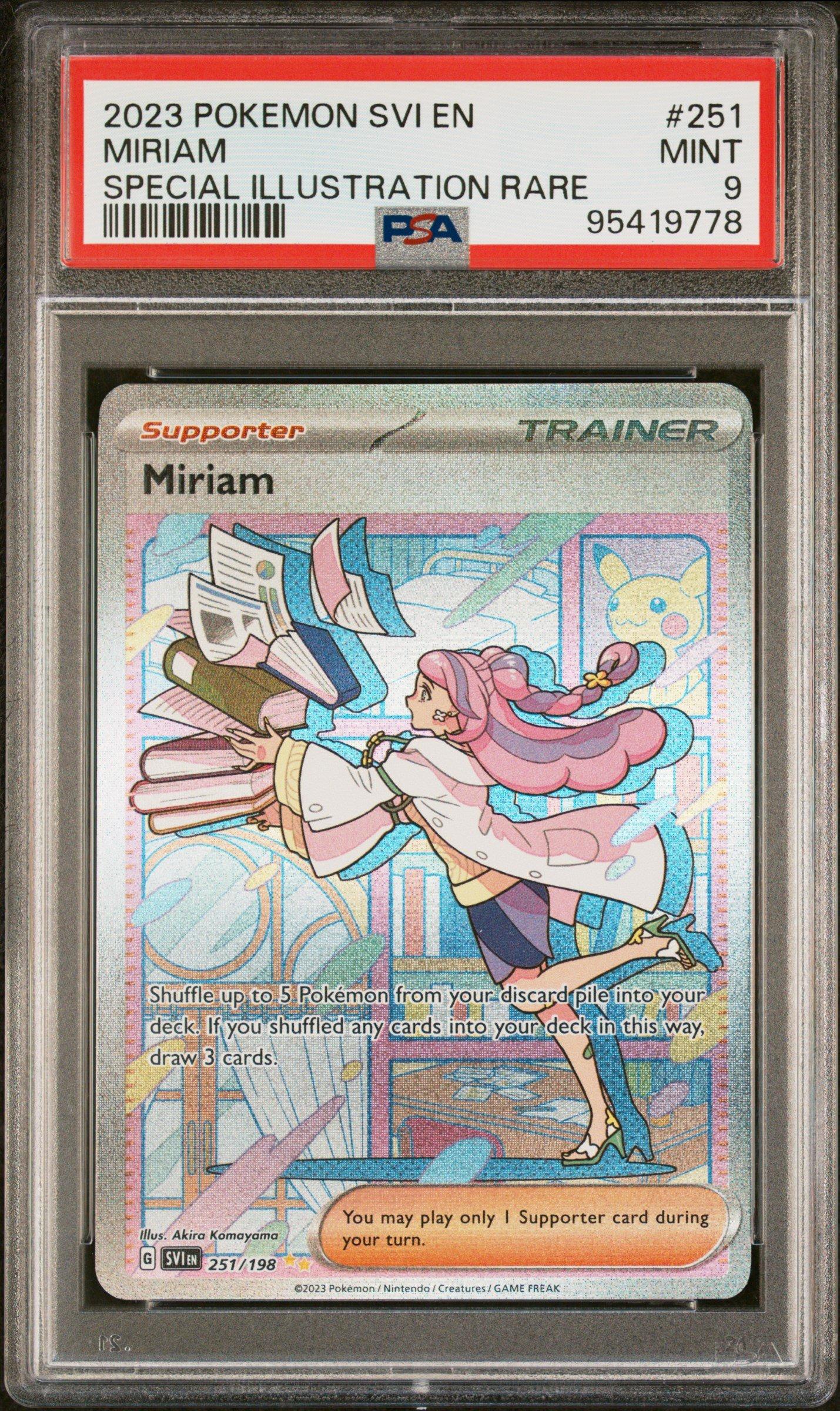 2023 Pokemon Svi En-scarlet & Violet 251 Miriam Special Illustration ...