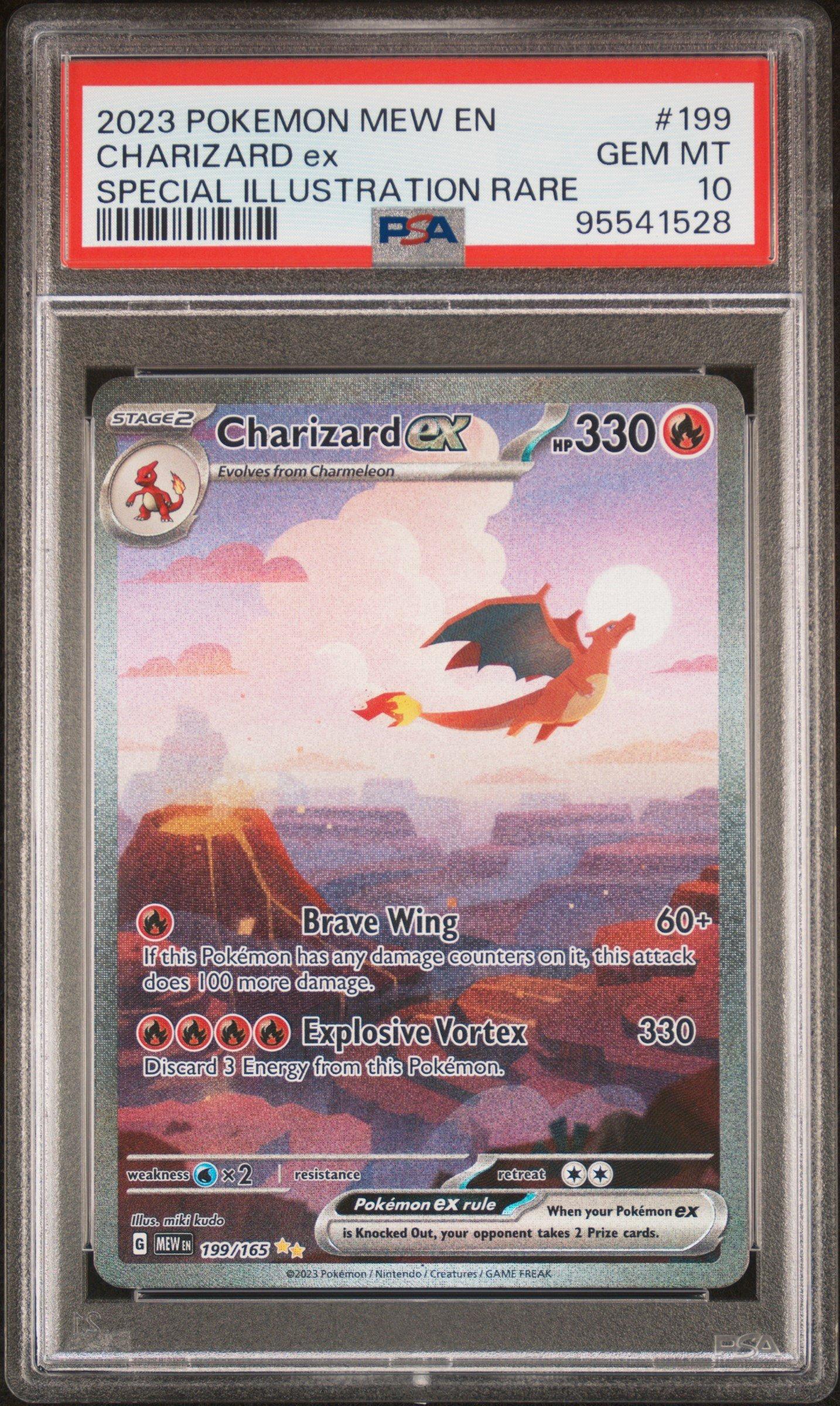 2023 Pokemon Mew En-151 199 Charizard Ex Special Illustration Rare PSA ...