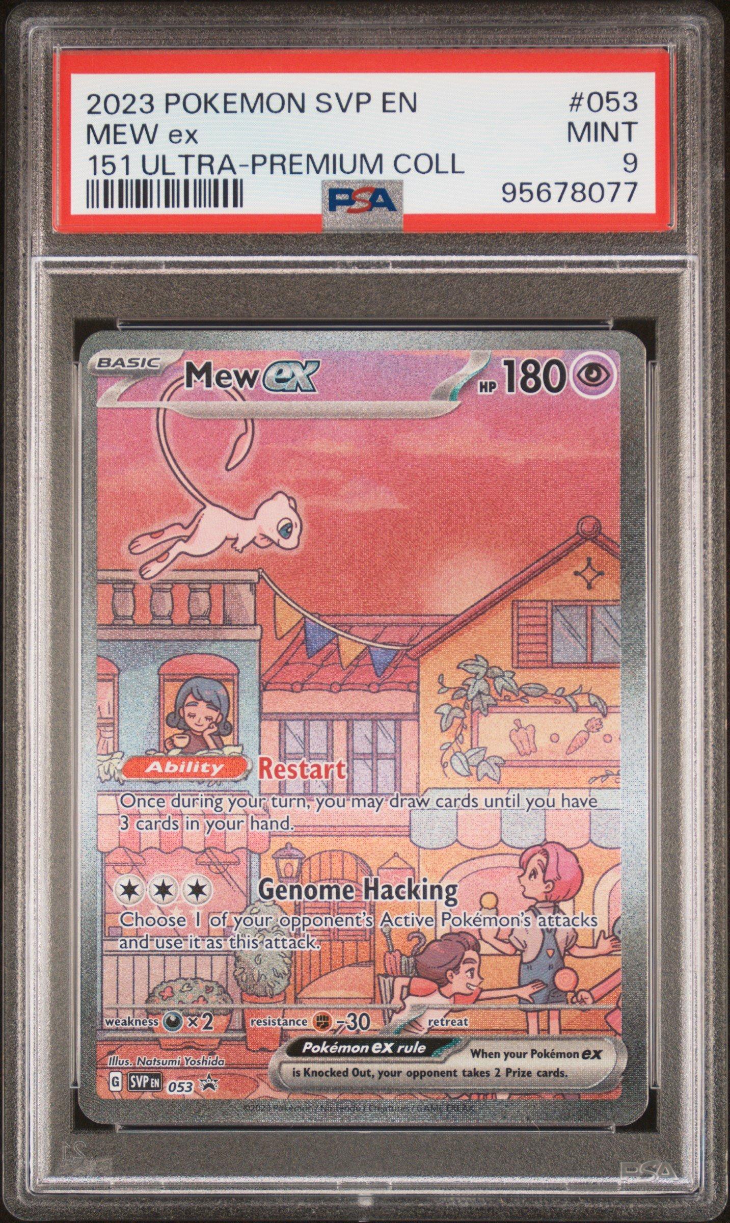 2023 Pokemon Svp En-sv Black Star Promo 053 Mew Ex 151 Ultra-premium ...