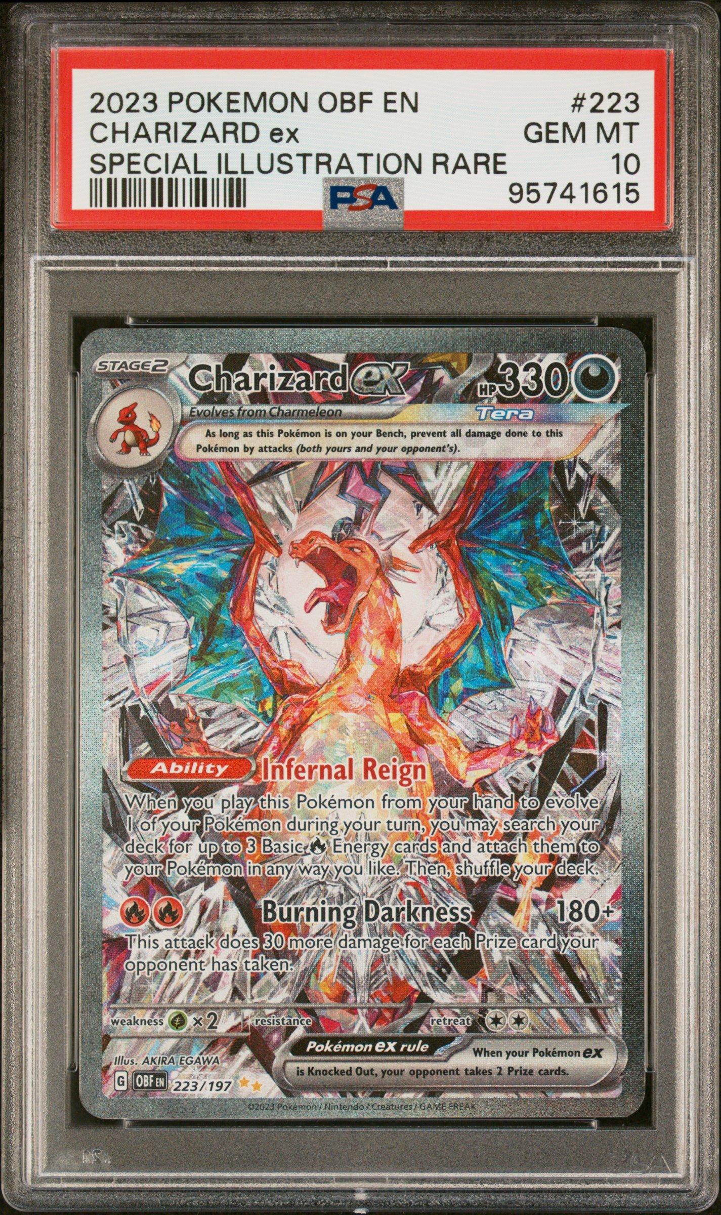 2023 Pokemon Obf En-obsidian Flames 223 Charizard Ex Special ...