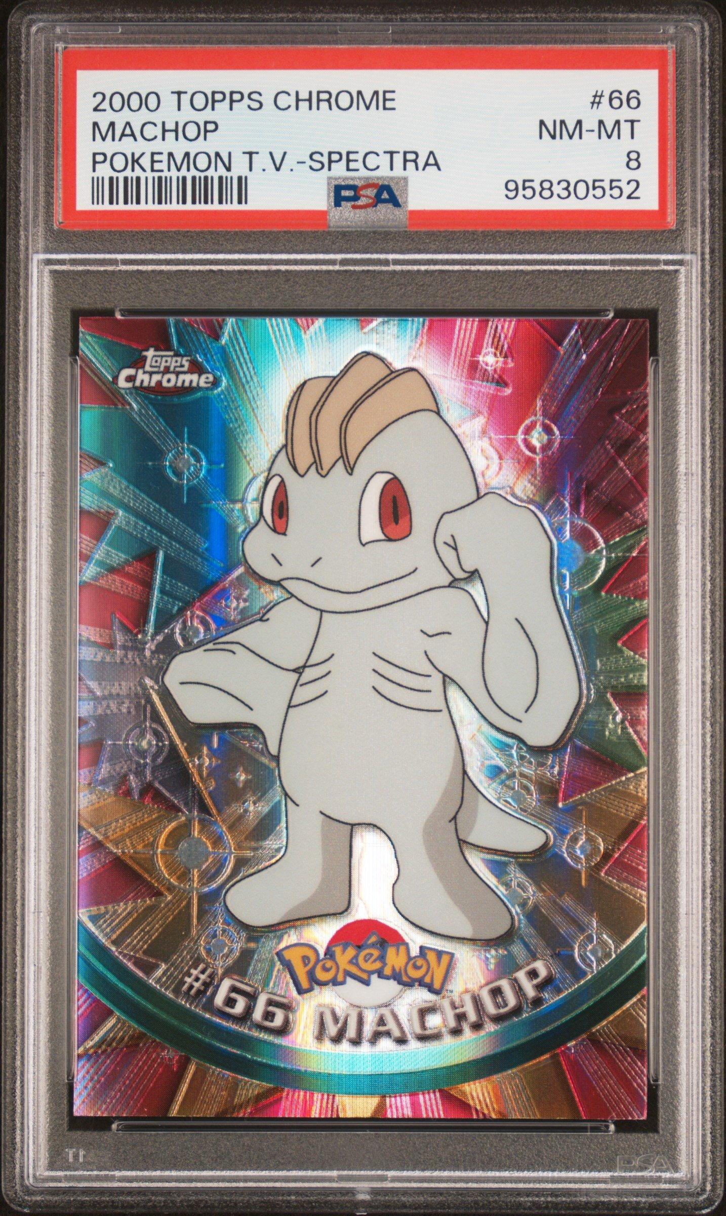 2000 Topps Chrome Pokemon T.v. 66 Machop Spectra PSA 8 | GameStop