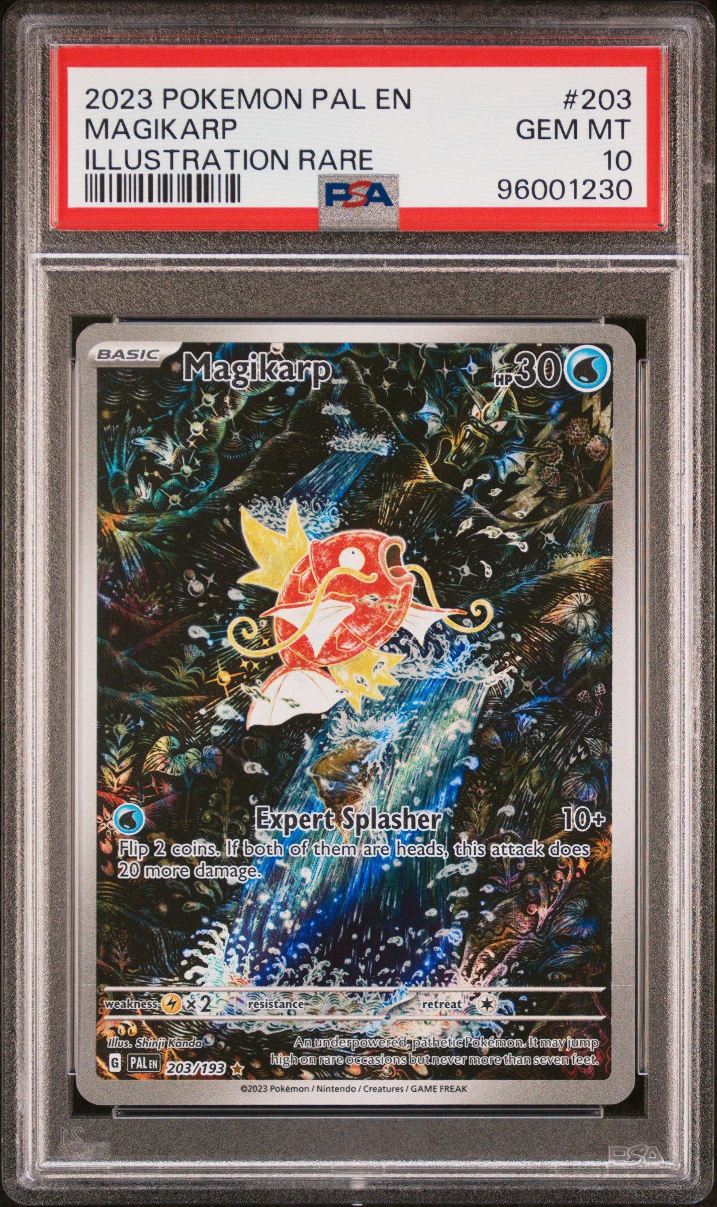 2023 Pokemon Pal En-paldea Evolved 203 Magikarp Illustration Rare PSA ...
