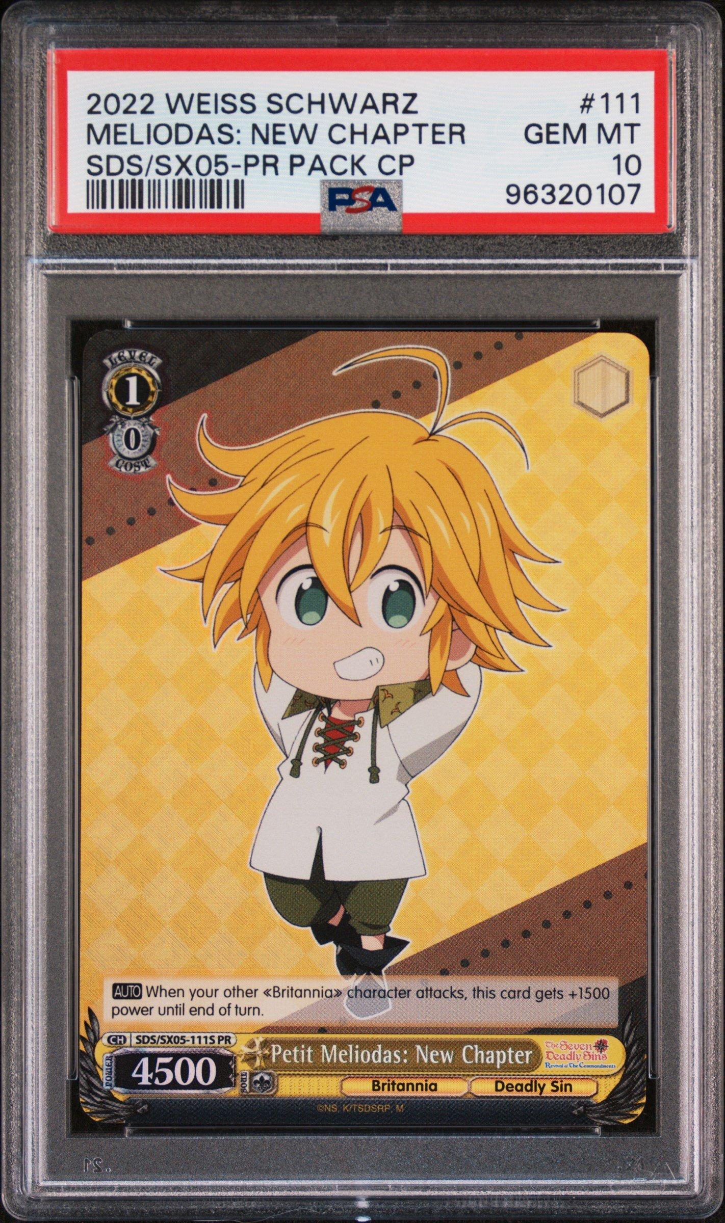 2022 Weiss Schwarz The Seven Deadly Sins: Revival Of The Commandments ...