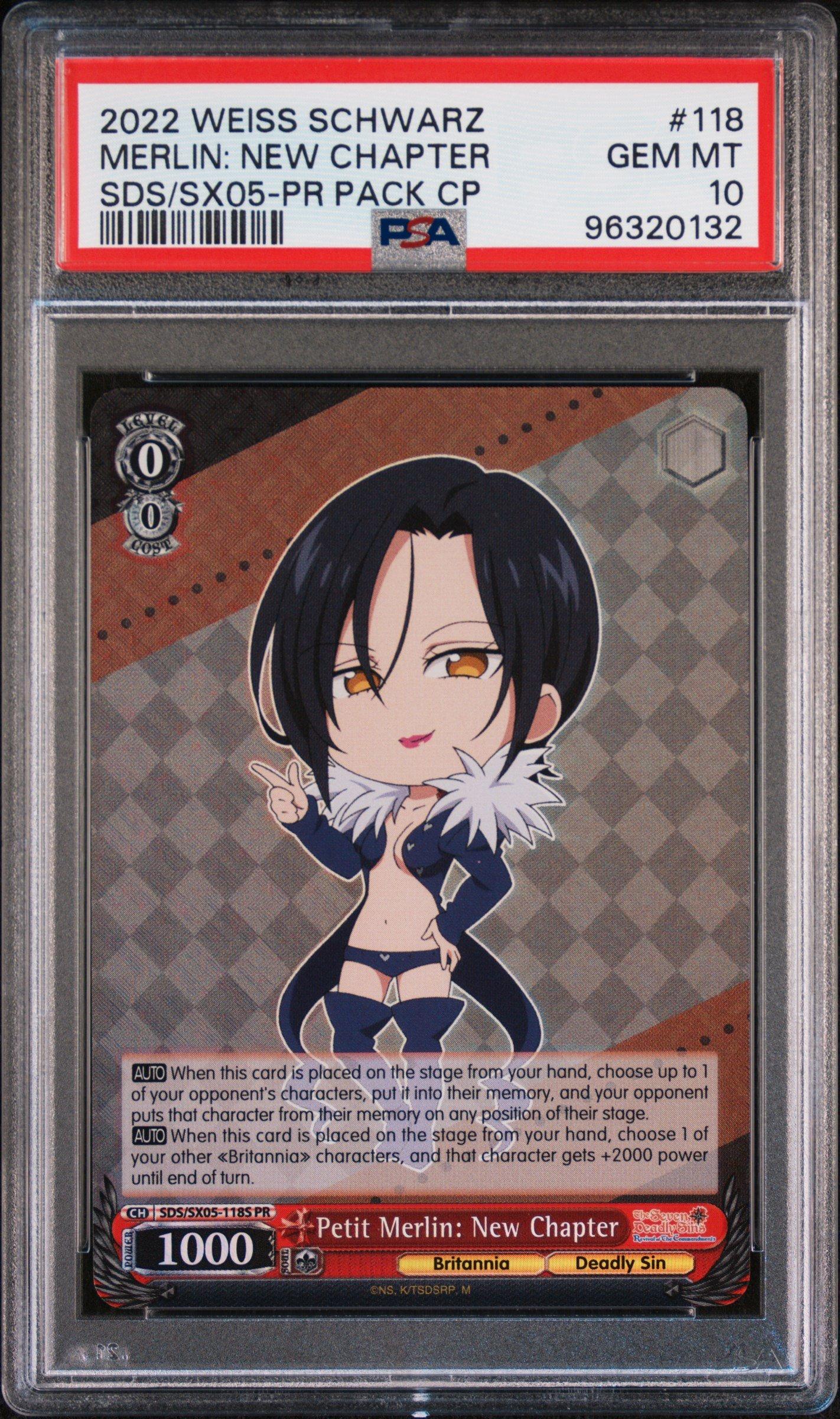 2022 Weiss Schwarz The Seven Deadly Sins: Revival Of The Commandments ...