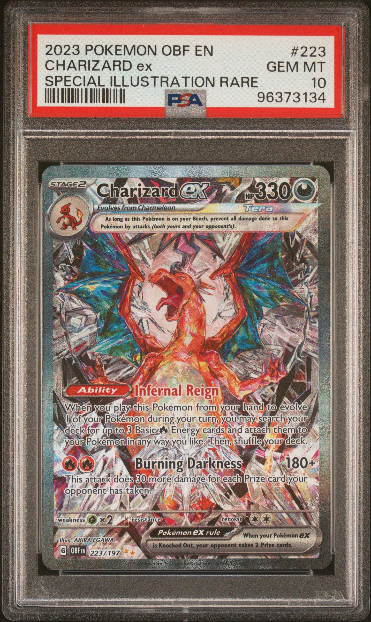 2023 Pokemon Obf En-obsidian Flames 223 Charizard Ex Special ...