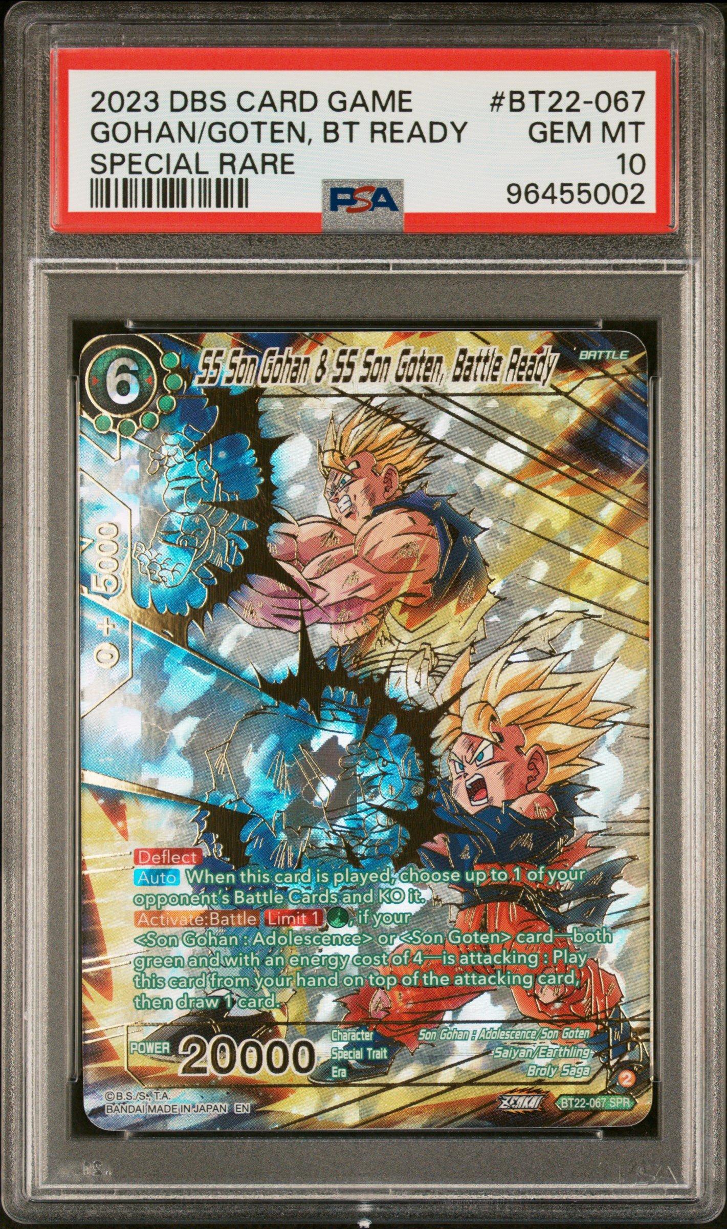 2023 Dragon Ball Super Card Game Series 22 Critical Blow Bt22-067 Ss Son Gohan & Ss Son Goten ...