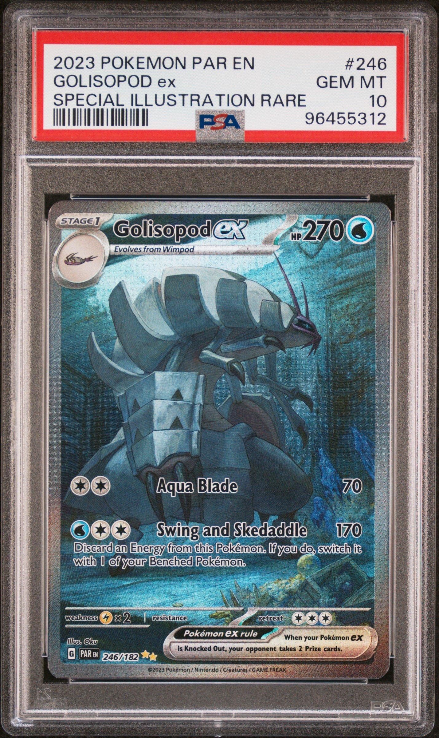 2023 Pokemon Par En-paradox Rift 246 Golisopod Ex Special Illustration ...