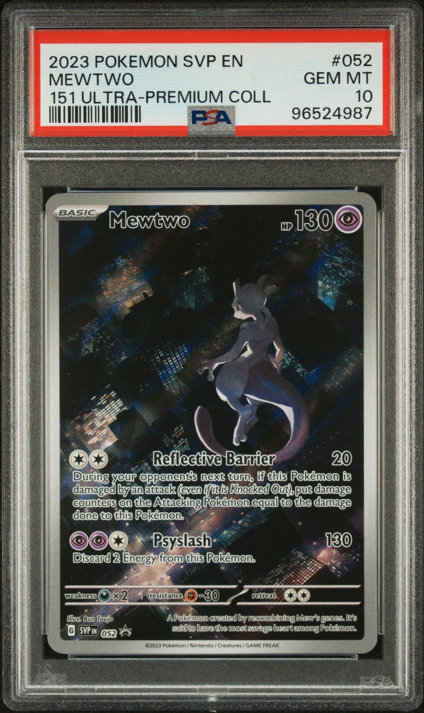 2023 Pokemon Svp En-sv Black Star Promo 052 Mewtwo 151 Ultra-premium ...