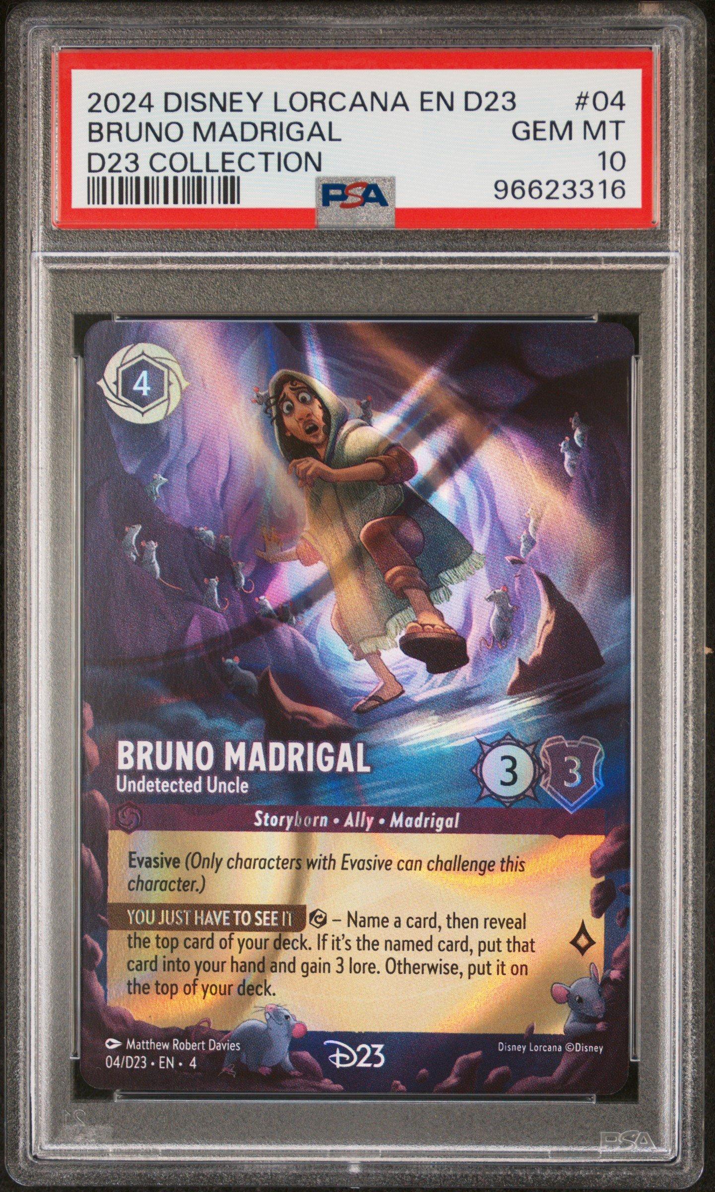 2024 Disney Lorcana En D23-d23 Expo Promo 04 Bruno Madrigal ...