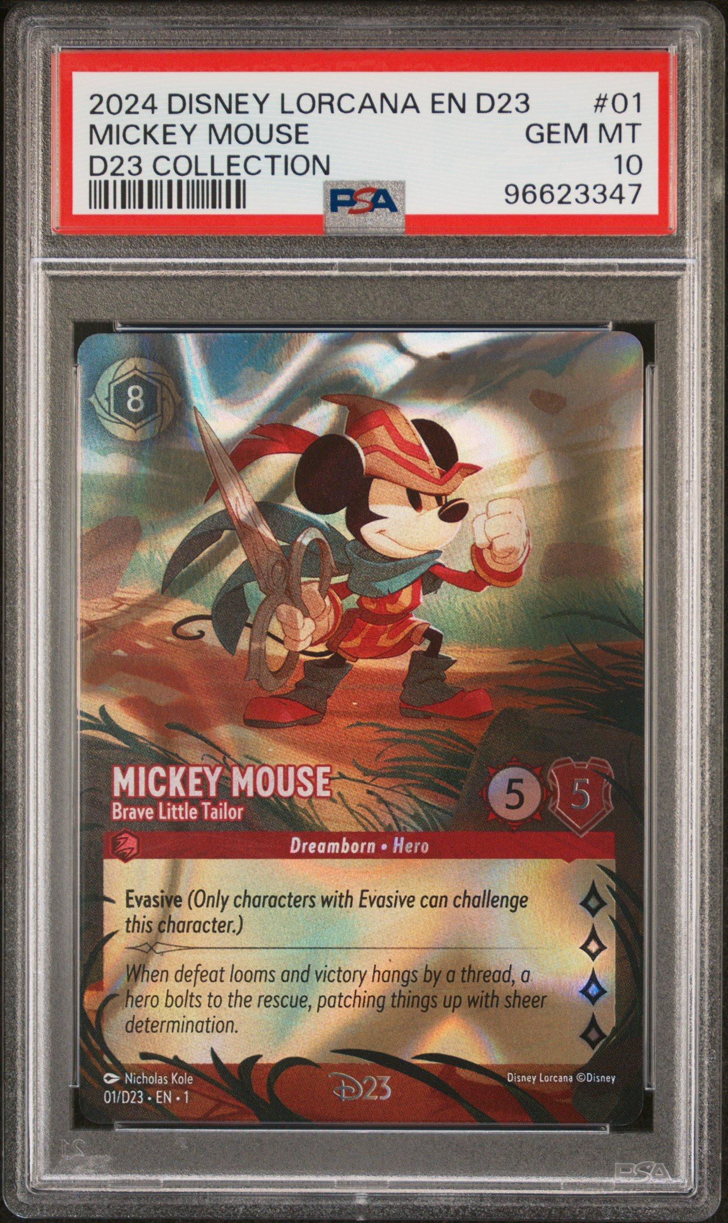 2024 Disney Lorcana En D23-d23 Expo Promo 01 Mickey Mouse - Brave ...