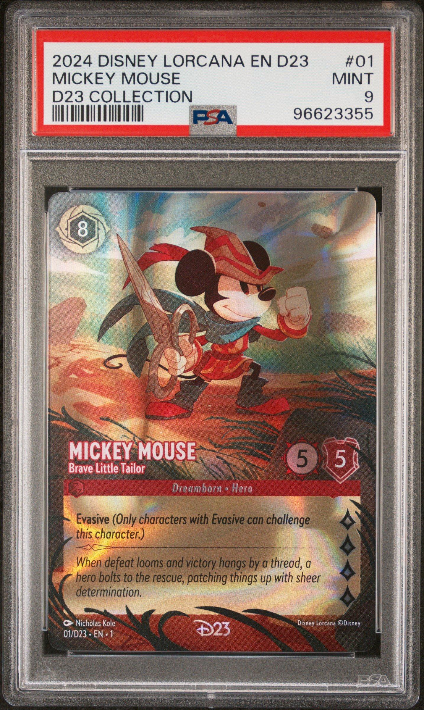 2024 Disney Lorcana En D23-d23 Expo Promo 01 Mickey Mouse - Brave ...
