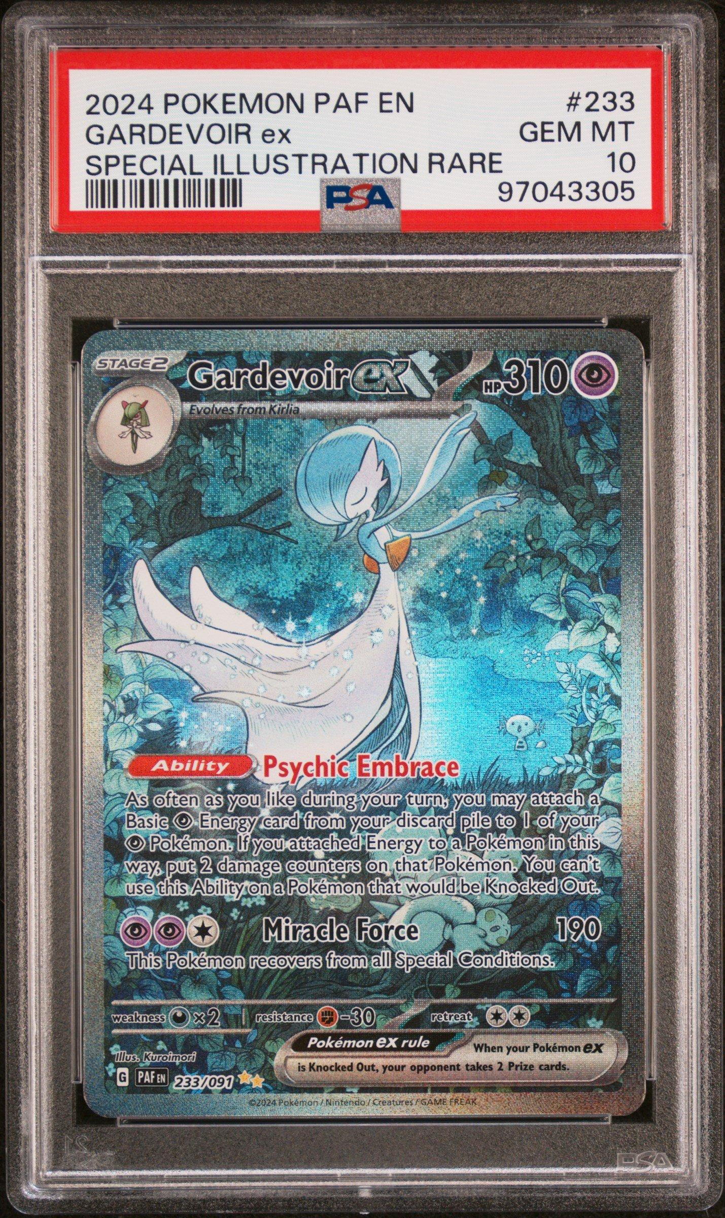 2024 Pokemon Paf En-paldean Fates 233 Gardevoir Ex Special Illustration ...